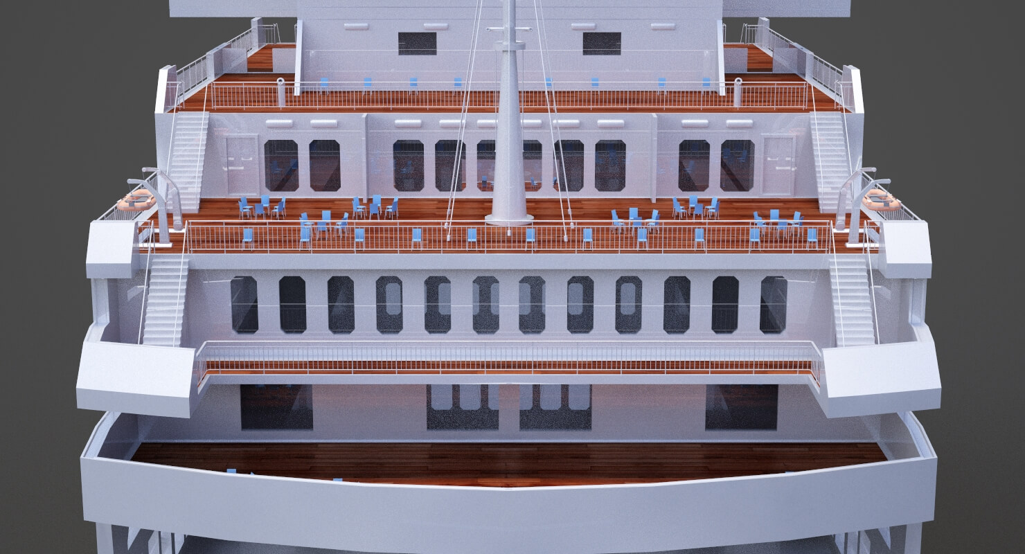 Vehicle Carrier Ship 01 - 3D Model by sky3dstudios69