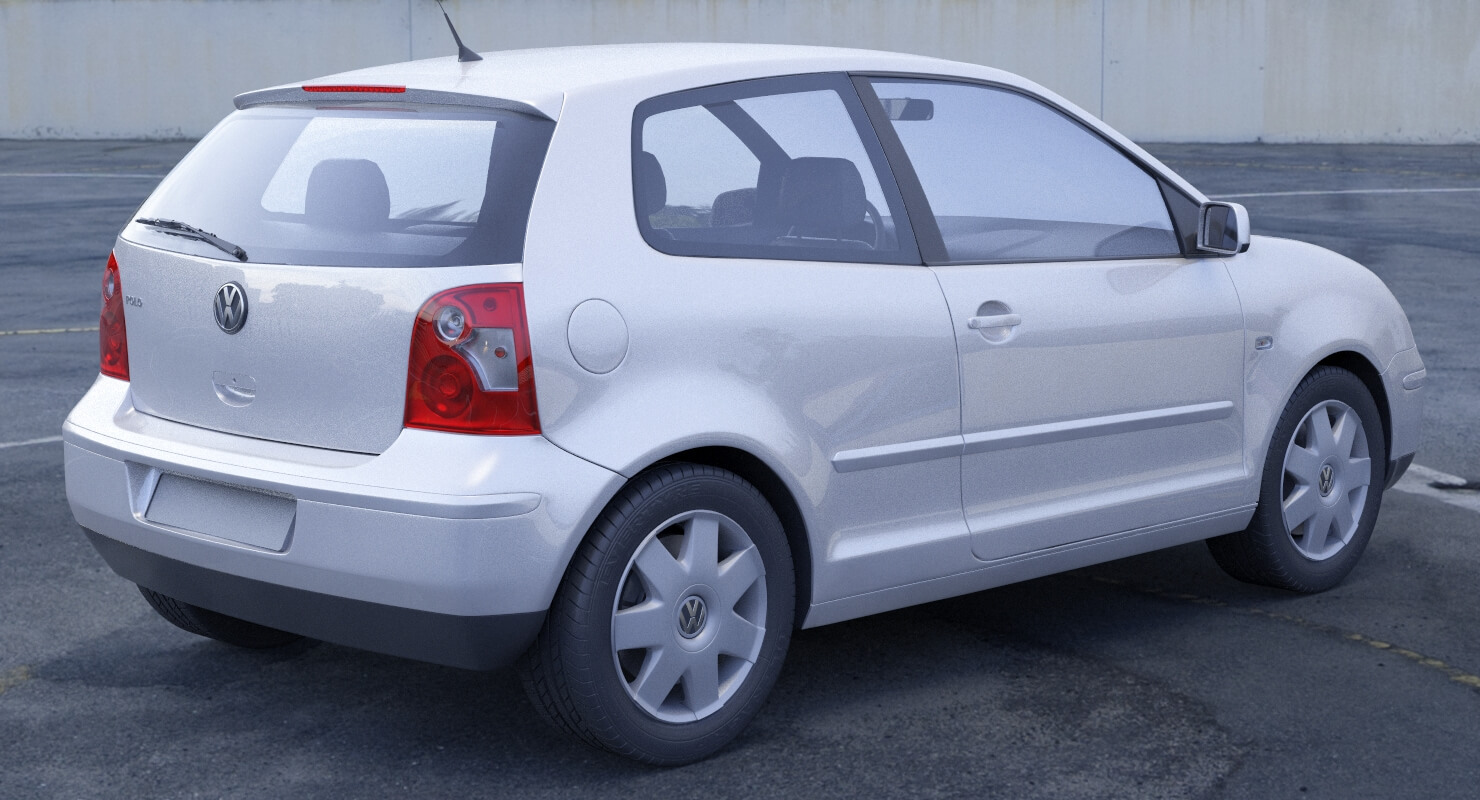 Volkswagen Polo Hatchback 2001 - 3D Model by sky3dstudios69