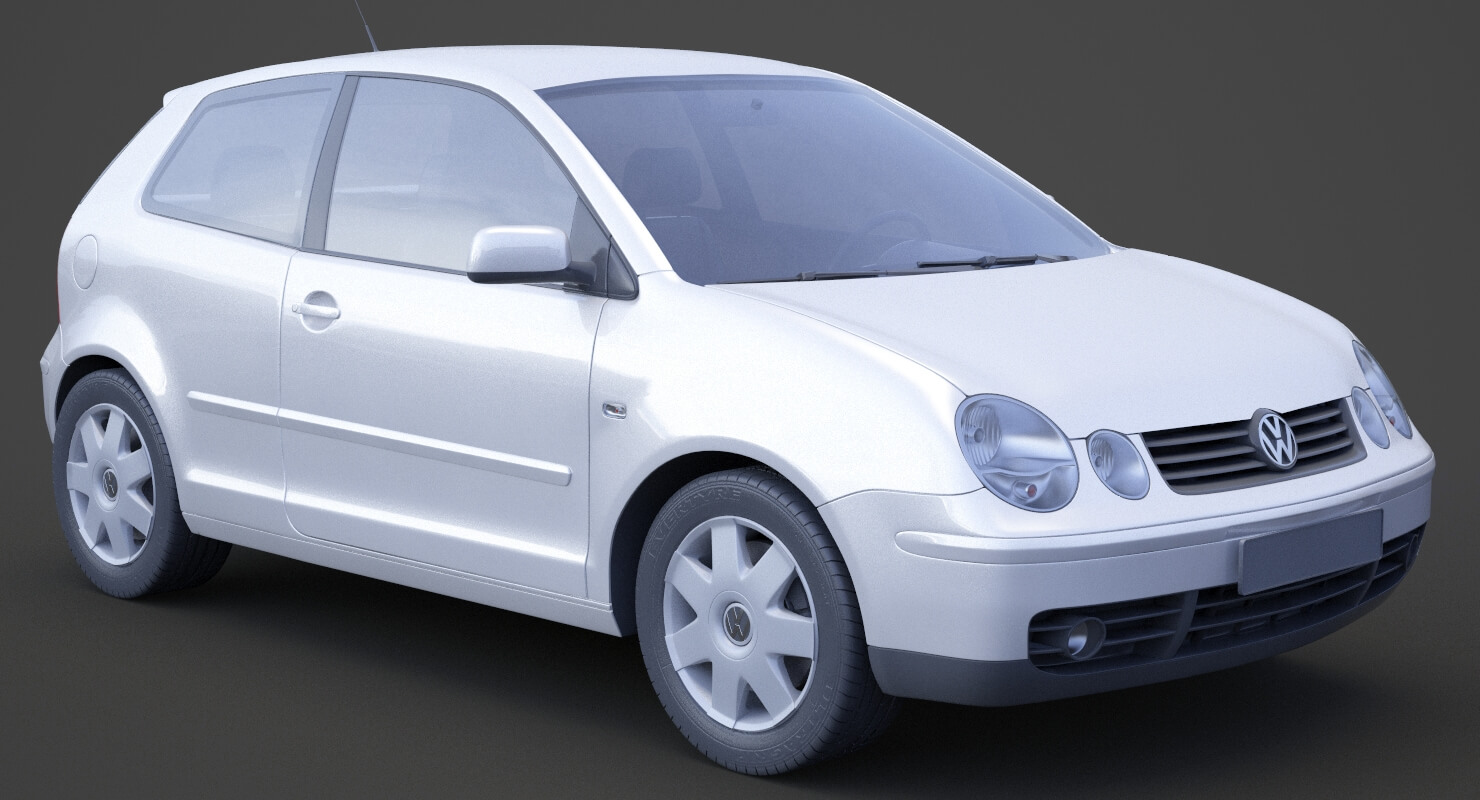 Volkswagen Polo Hatchback 2001 - 3D Model by sky3dstudios69