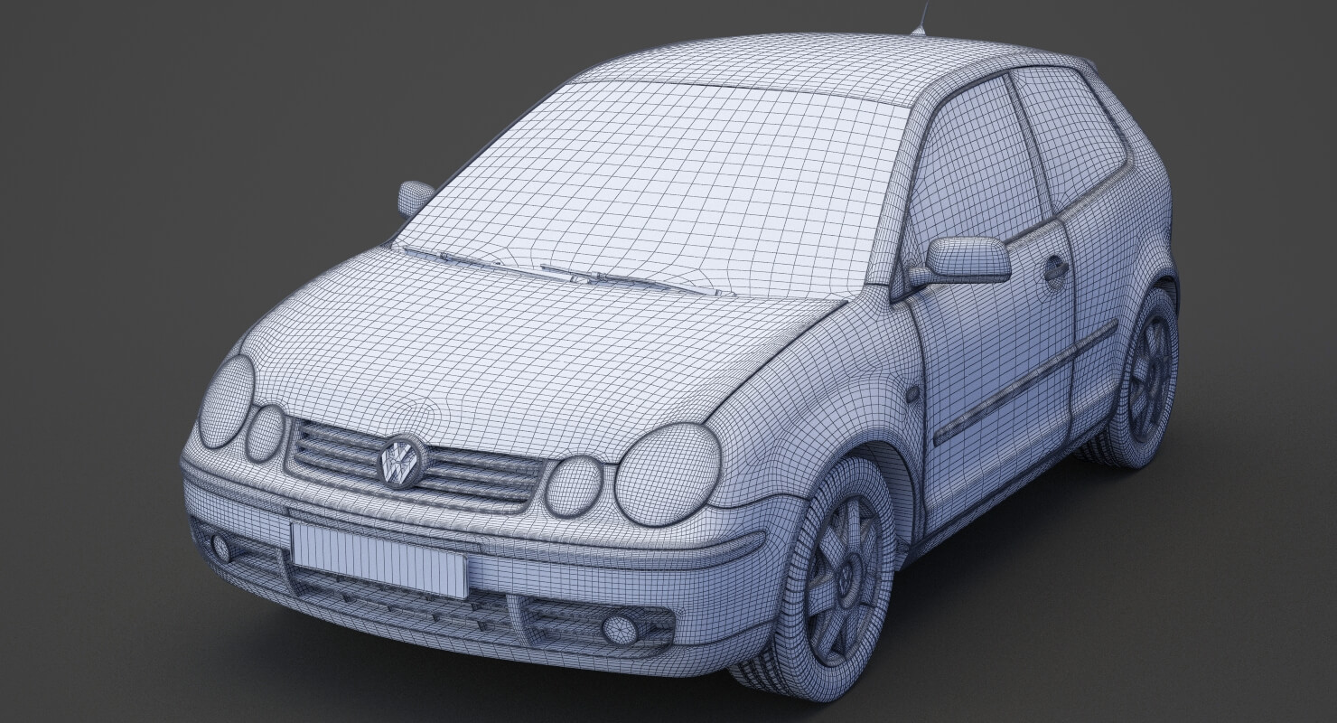 Volkswagen Polo Hatchback 2001 - 3D Model by sky3dstudios69