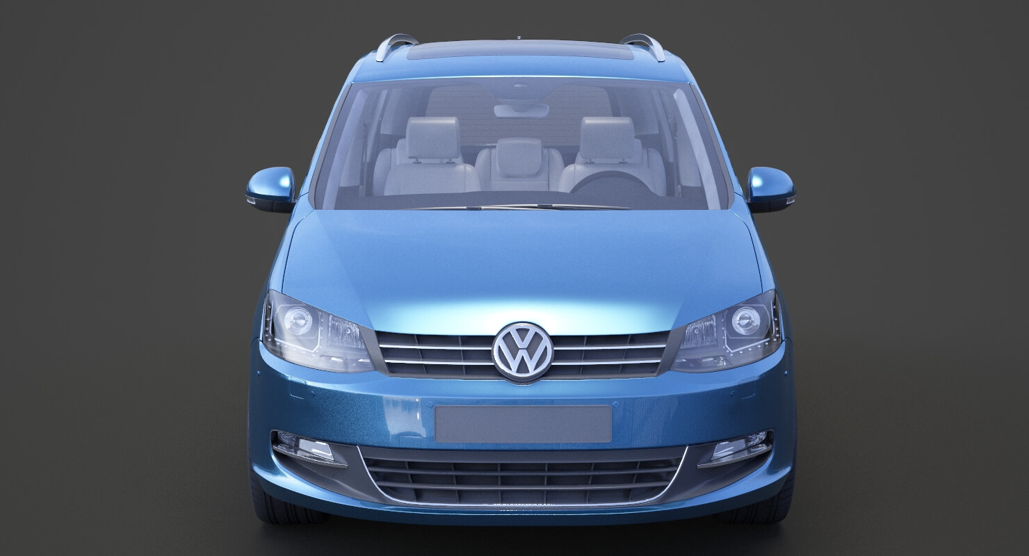Volkswagen Sharan 2016 - 3D Model by sky3dstudios69