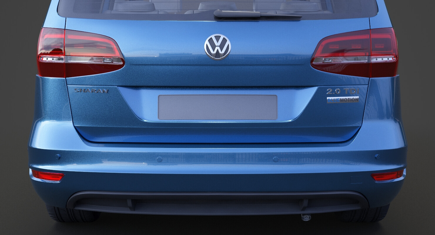 Volkswagen Sharan 2016 - 3D Model by sky3dstudios69