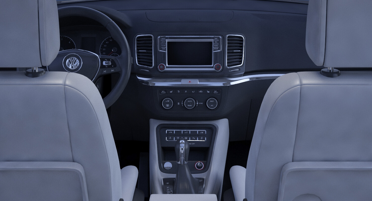 Volkswagen Sharan 2016 - 3D Model by sky3dstudios69