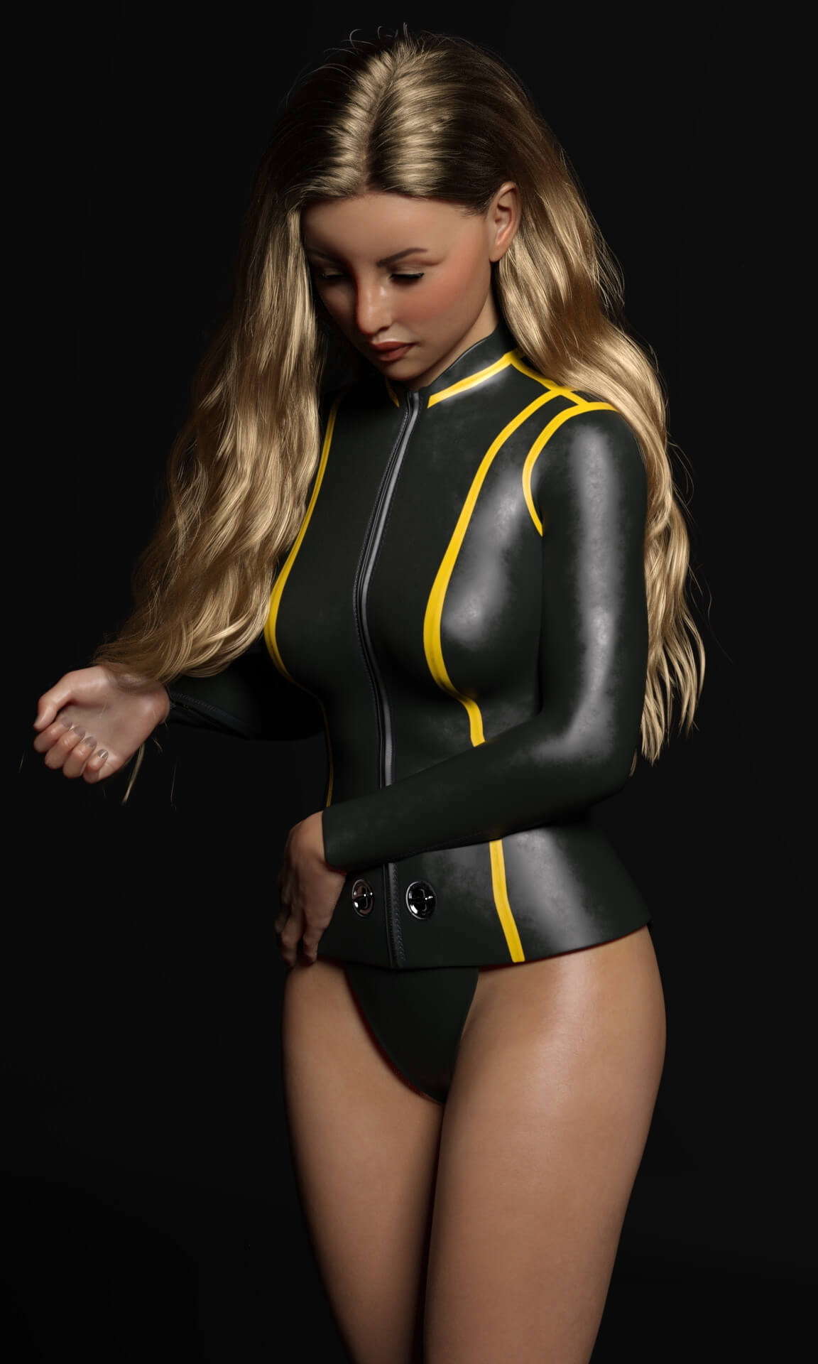 Prisha 3D Render, Digital Art by sky50783