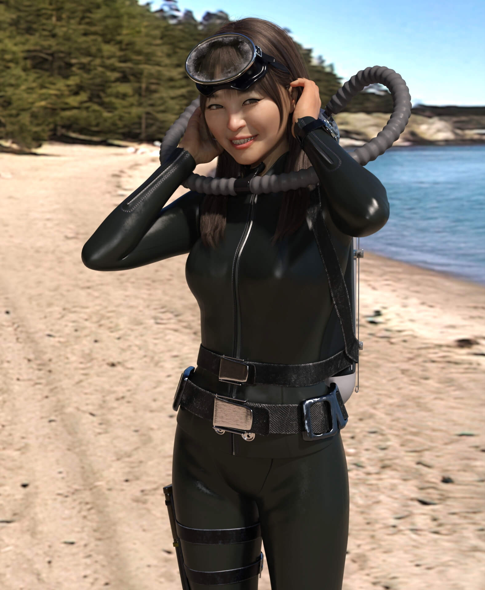 Zhi scuba 3D Render | RenderHub Gallery