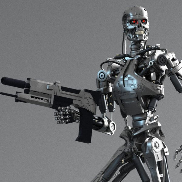 terminator t-800 3D Render | RenderHub Gallery
