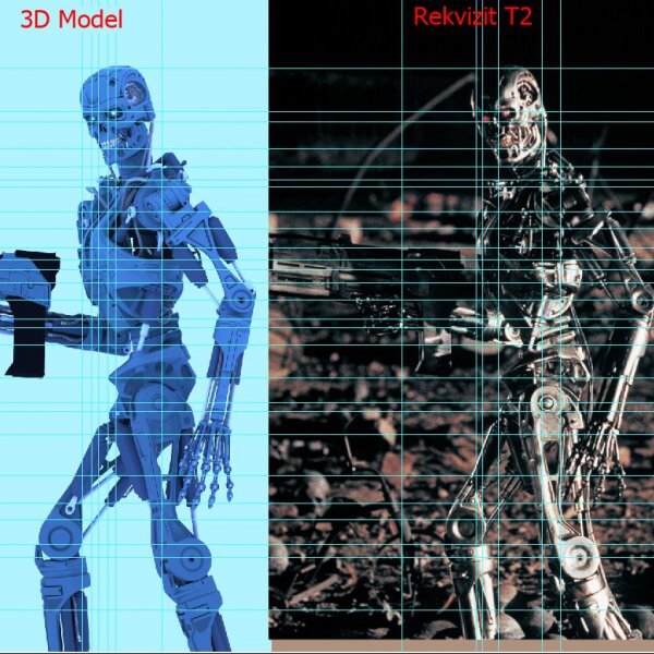 Terminator T 800 Blueprints