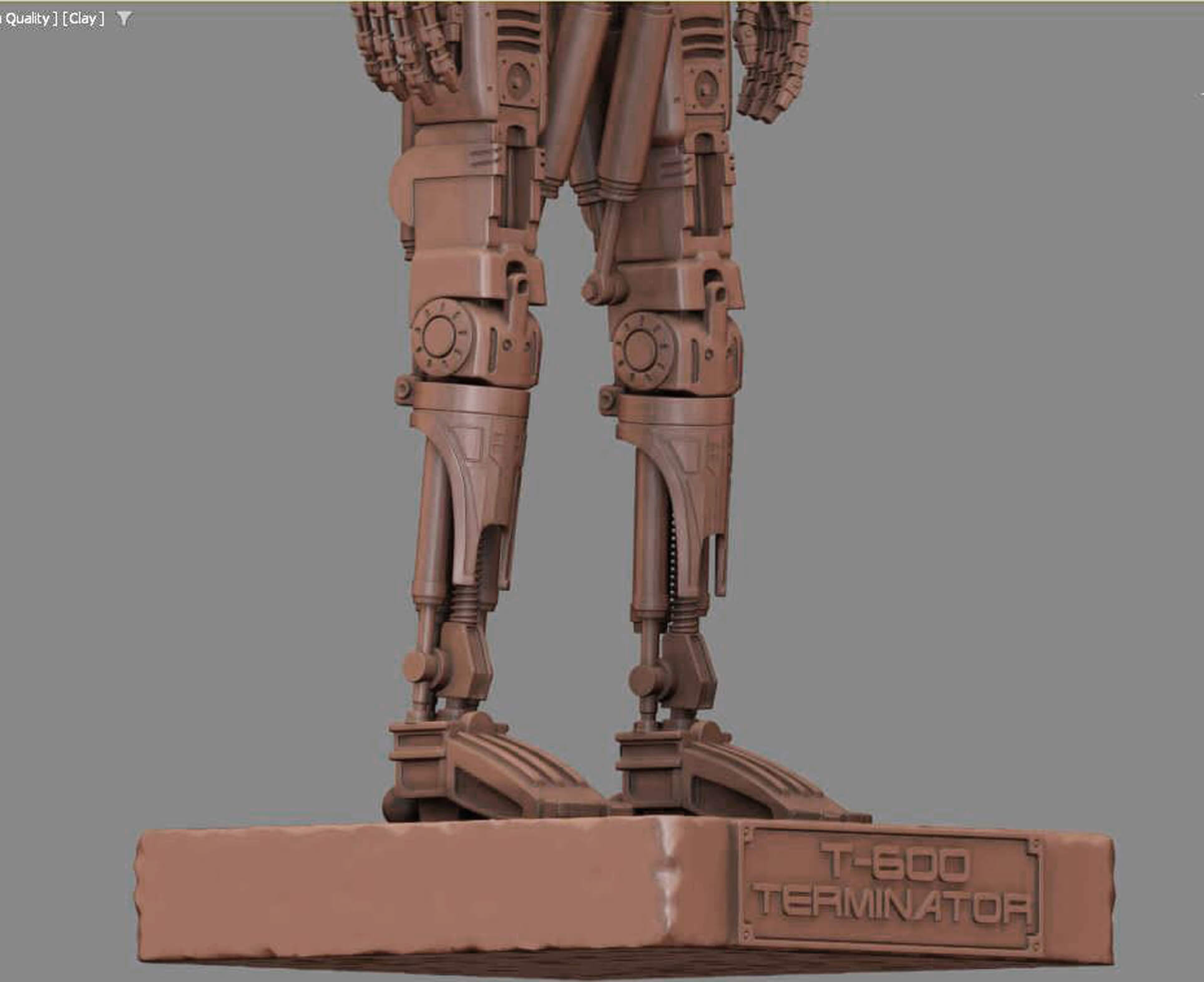 T-600 Terminator Salvation V2 3D Print Model by SKYNET-2029