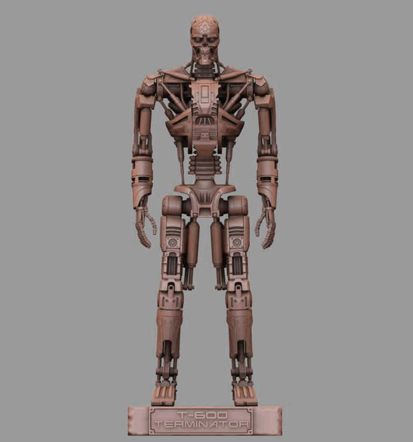 T-600 Terminator Salvation V2 3D Print Model by SKYNET-2029