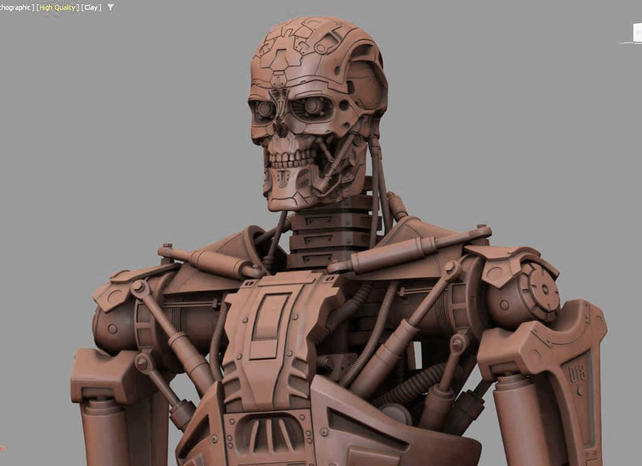 T-600 Terminator Salvation V2 3D Print Model by SKYNET-2029