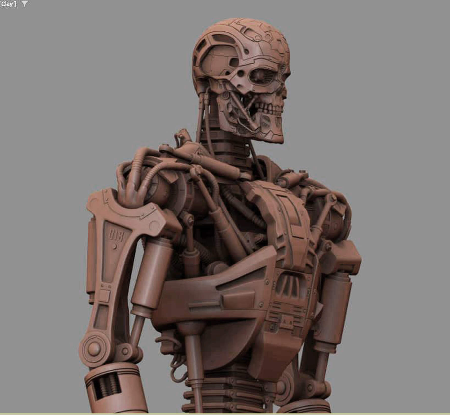 T-600 Terminator Salvation V2 High Detal 3D Print Model by SKYNET-2029