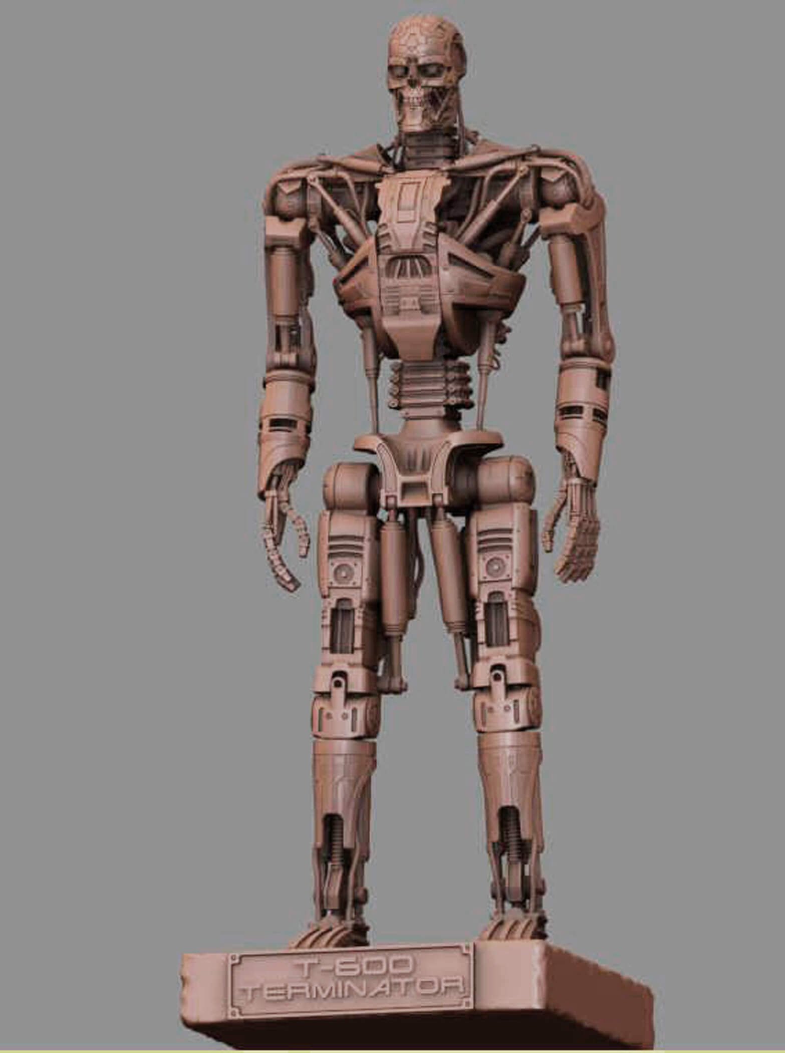 T-600 Terminator Salvation V2 High Detal 3D Print Model by SKYNET-2029