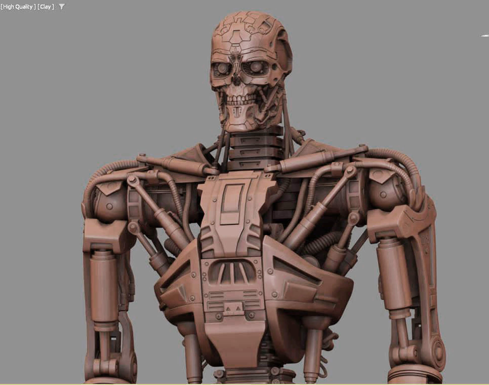 T-600 Terminator Salvation V2 High Detal 3D Print Model by SKYNET-2029