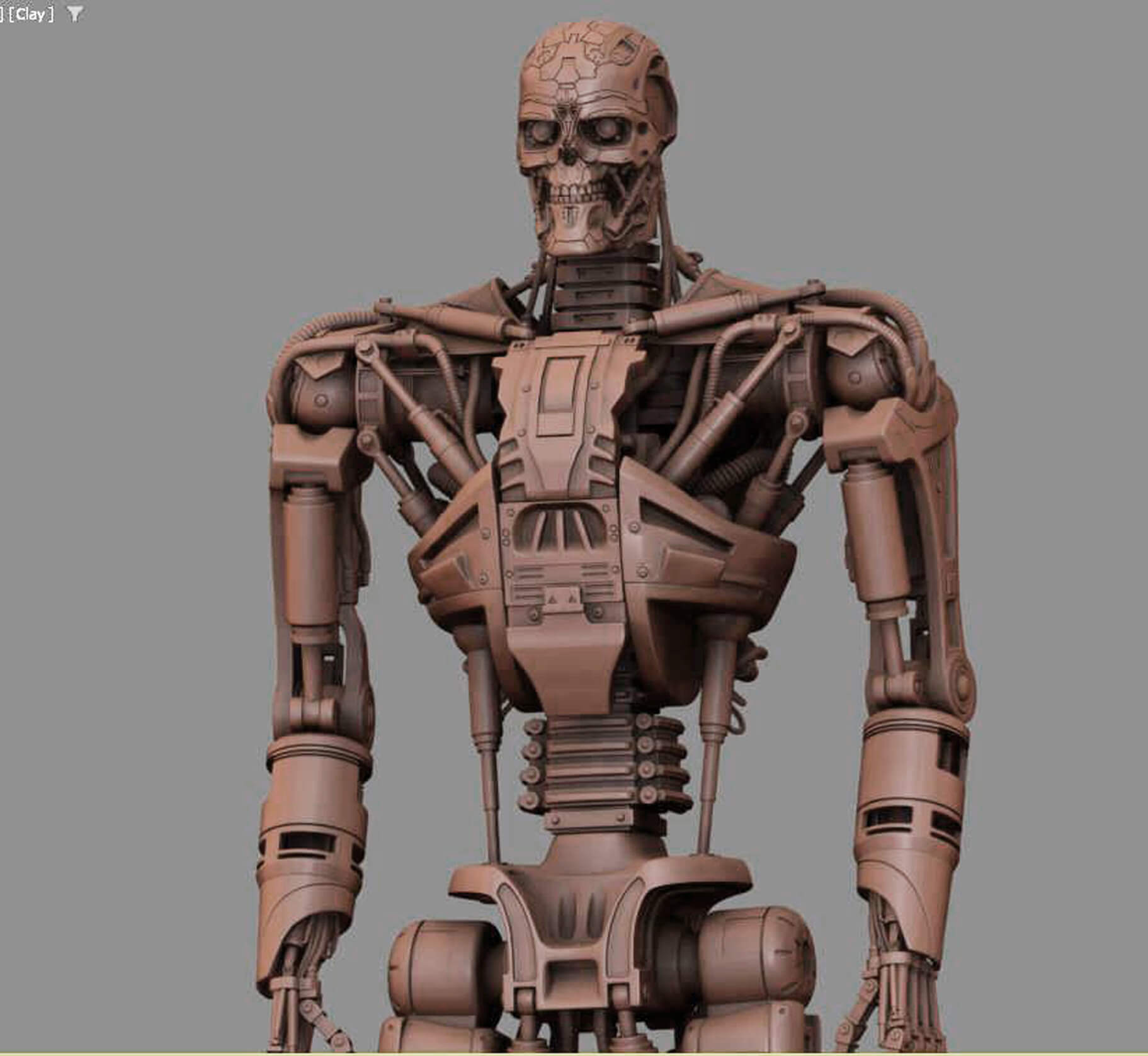 T-600 Terminator Salvation V2 High Detal 3D Print Model by SKYNET-2029