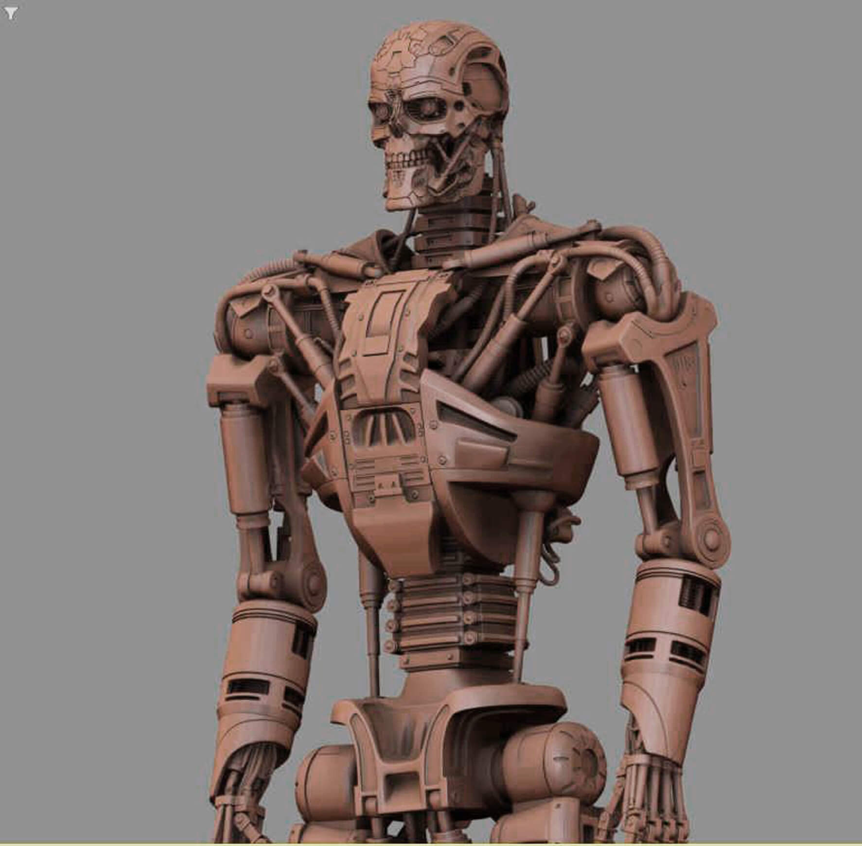 T-600 Terminator Salvation V2 High Detal 3D Print Model by SKYNET-2029