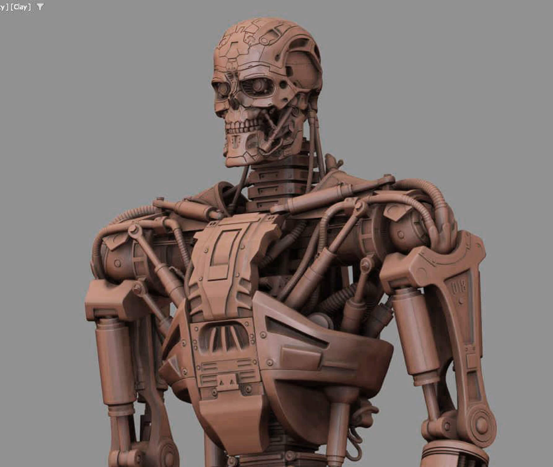 T-600 Terminator Salvation V2 High Detal 3D Print Model by SKYNET-2029