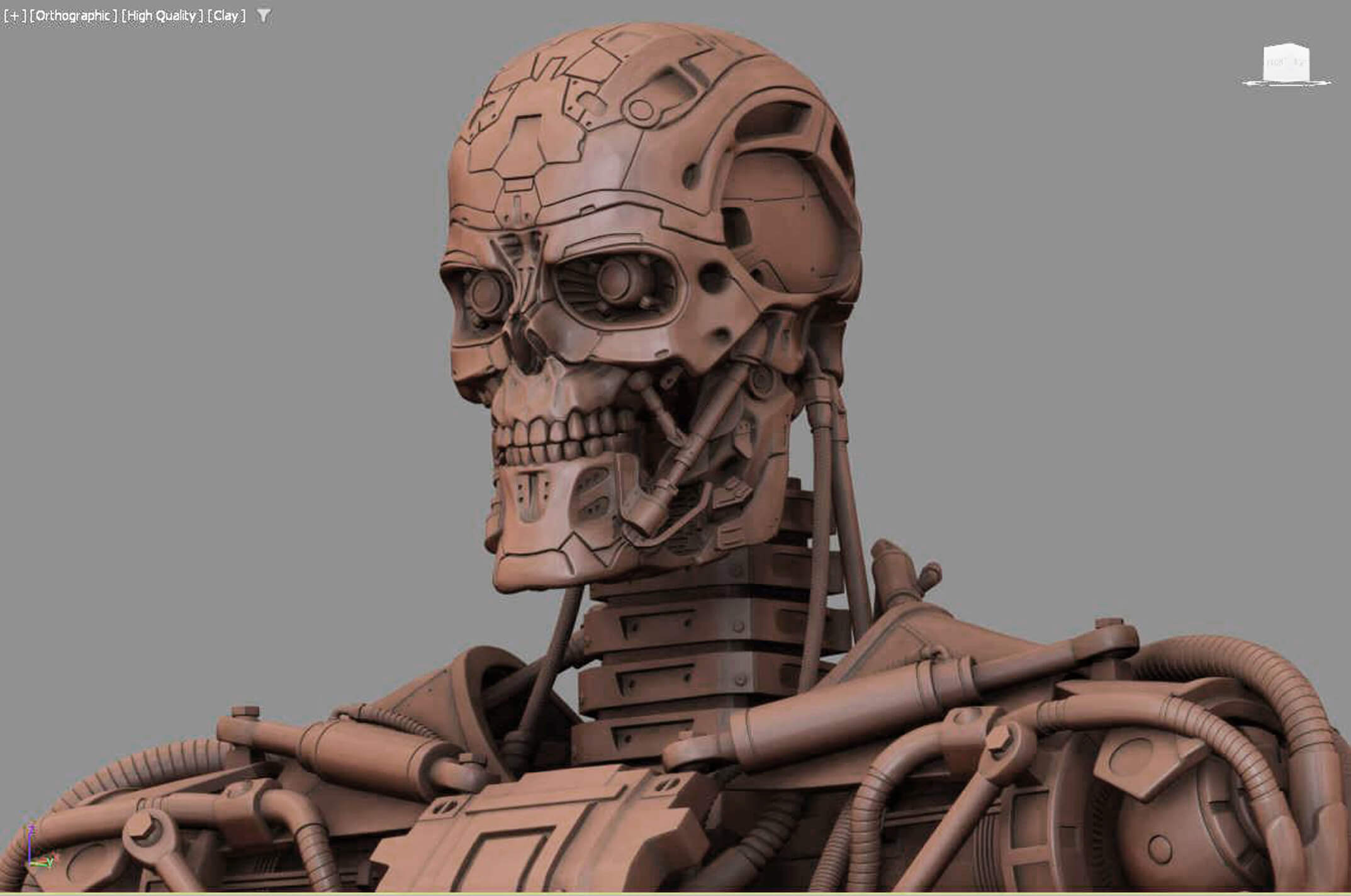 T-600 Terminator Salvation V2 High Detal 3D Print Model by SKYNET-2029