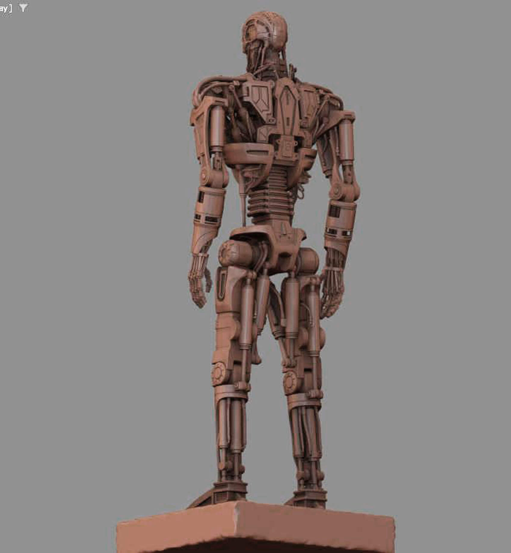 T-600 Terminator Salvation V2 High Detal 3D Print Model by SKYNET-2029
