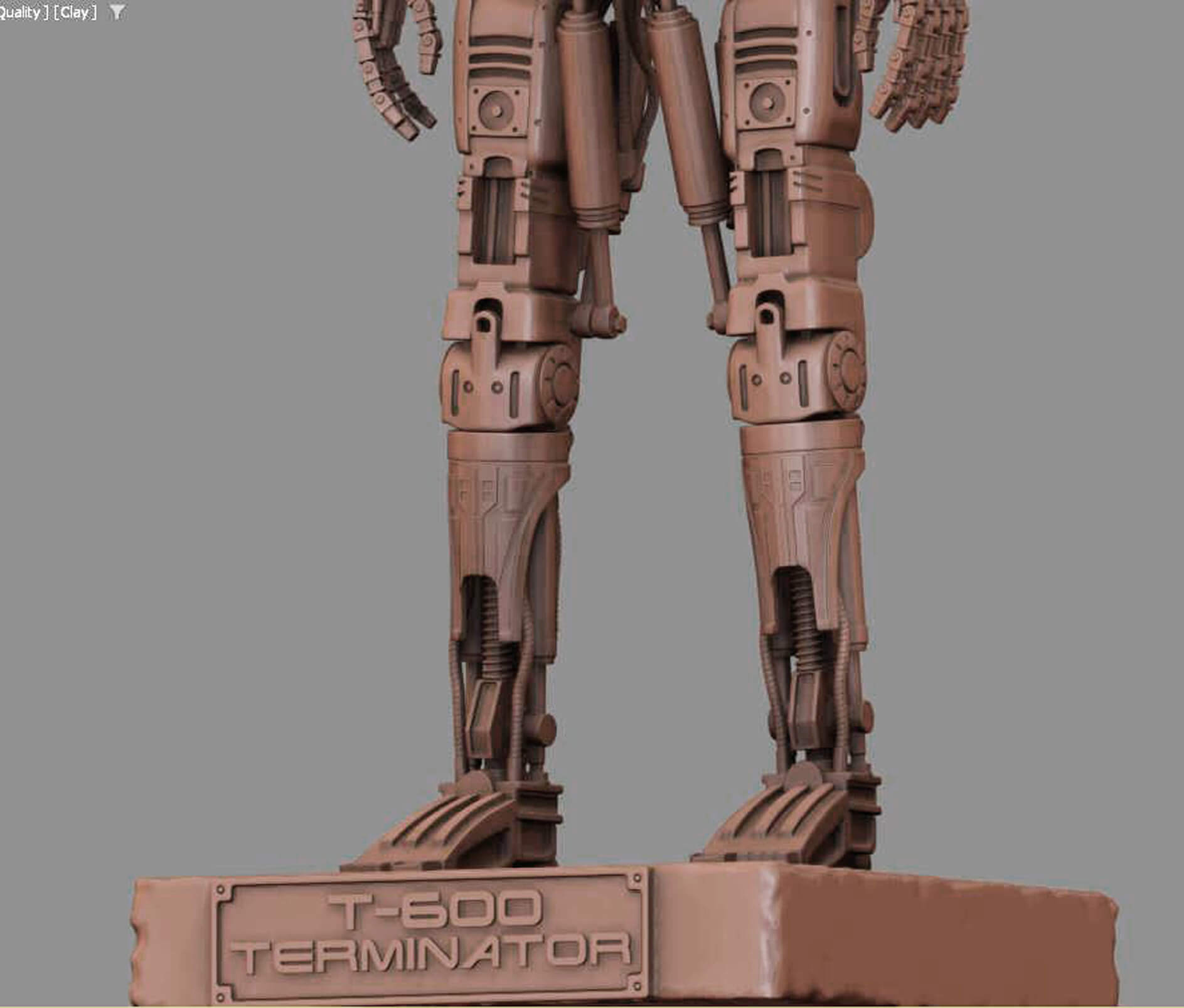 T-600 Terminator Salvation V2 High Detal 3D Print Model by SKYNET-2029