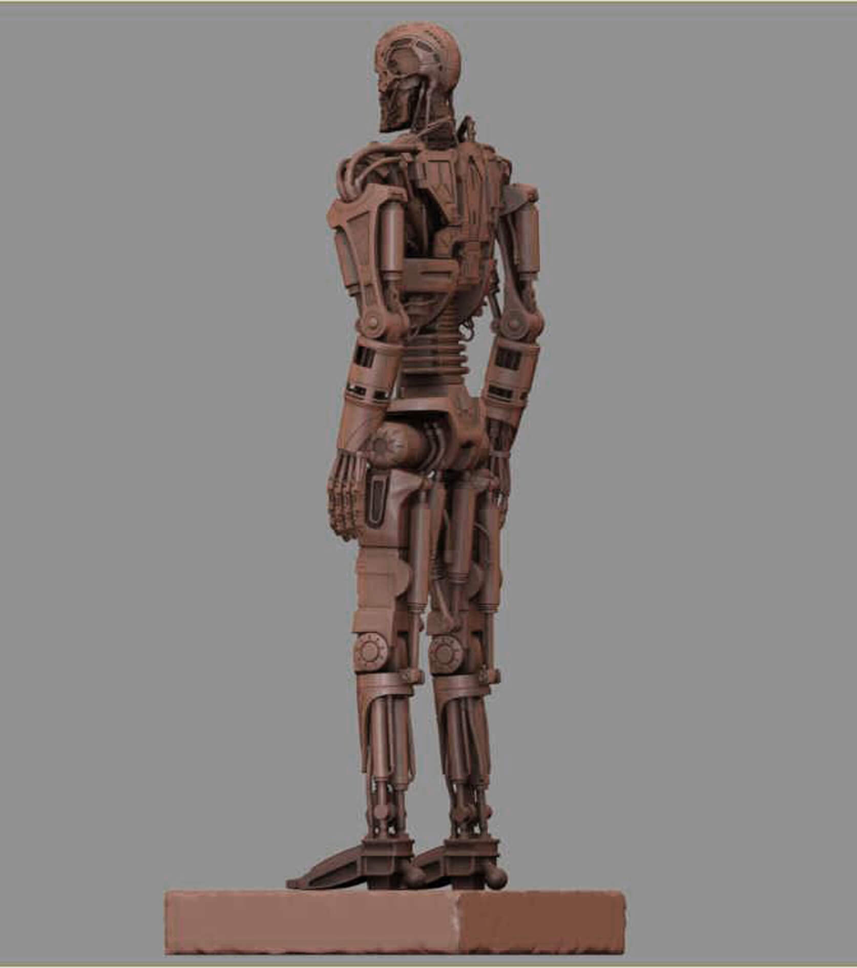 T-600 Terminator Salvation V2 High Detal 3D Print Model by SKYNET-2029