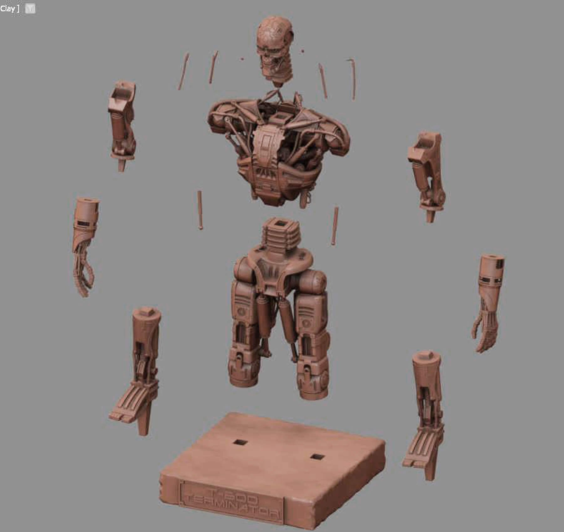 T-600 Terminator Salvation V2 High Detal 3D Print Model by SKYNET-2029