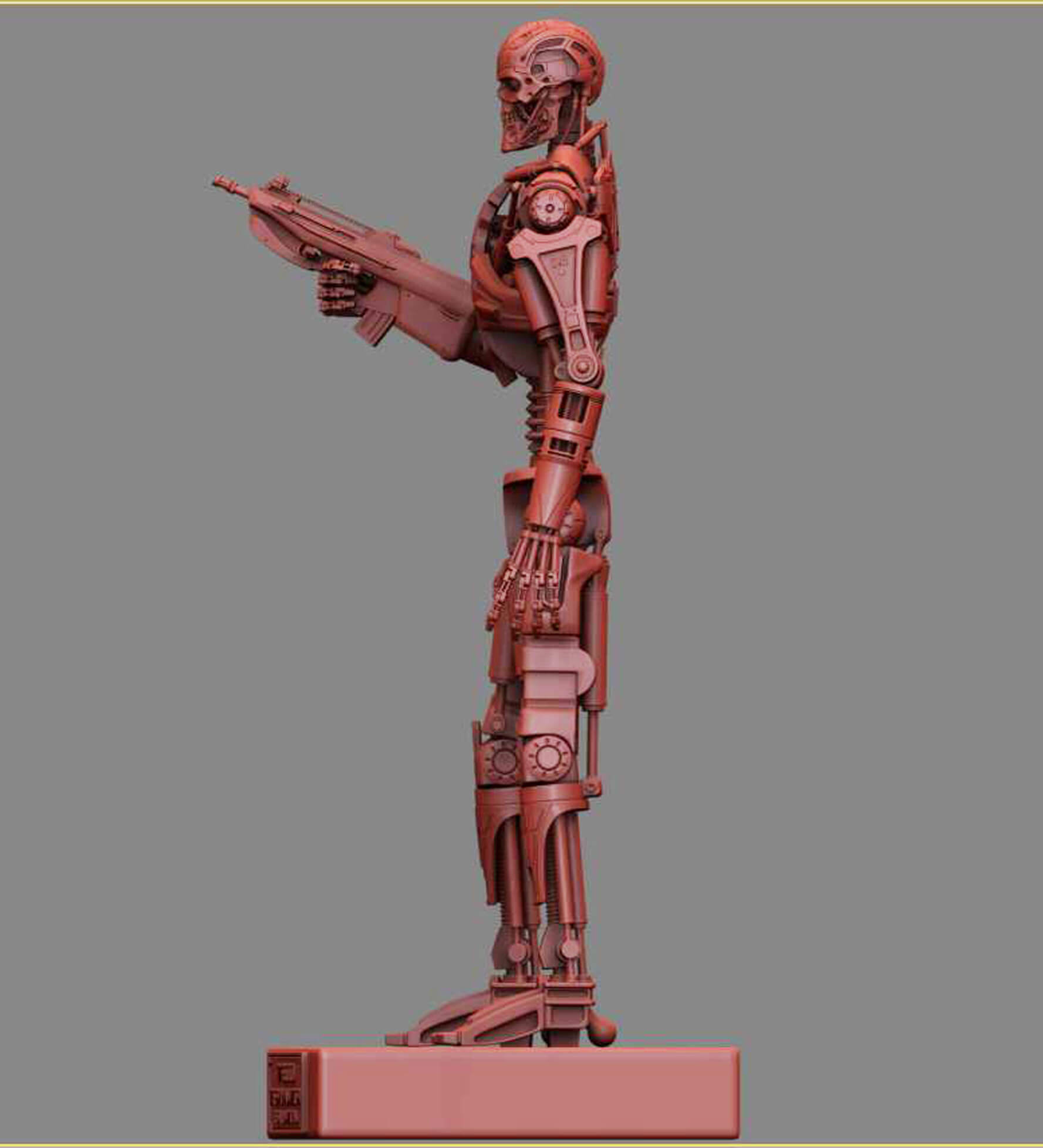 T-600 Terminator Salvation 3D Model by SKYNET-2029
