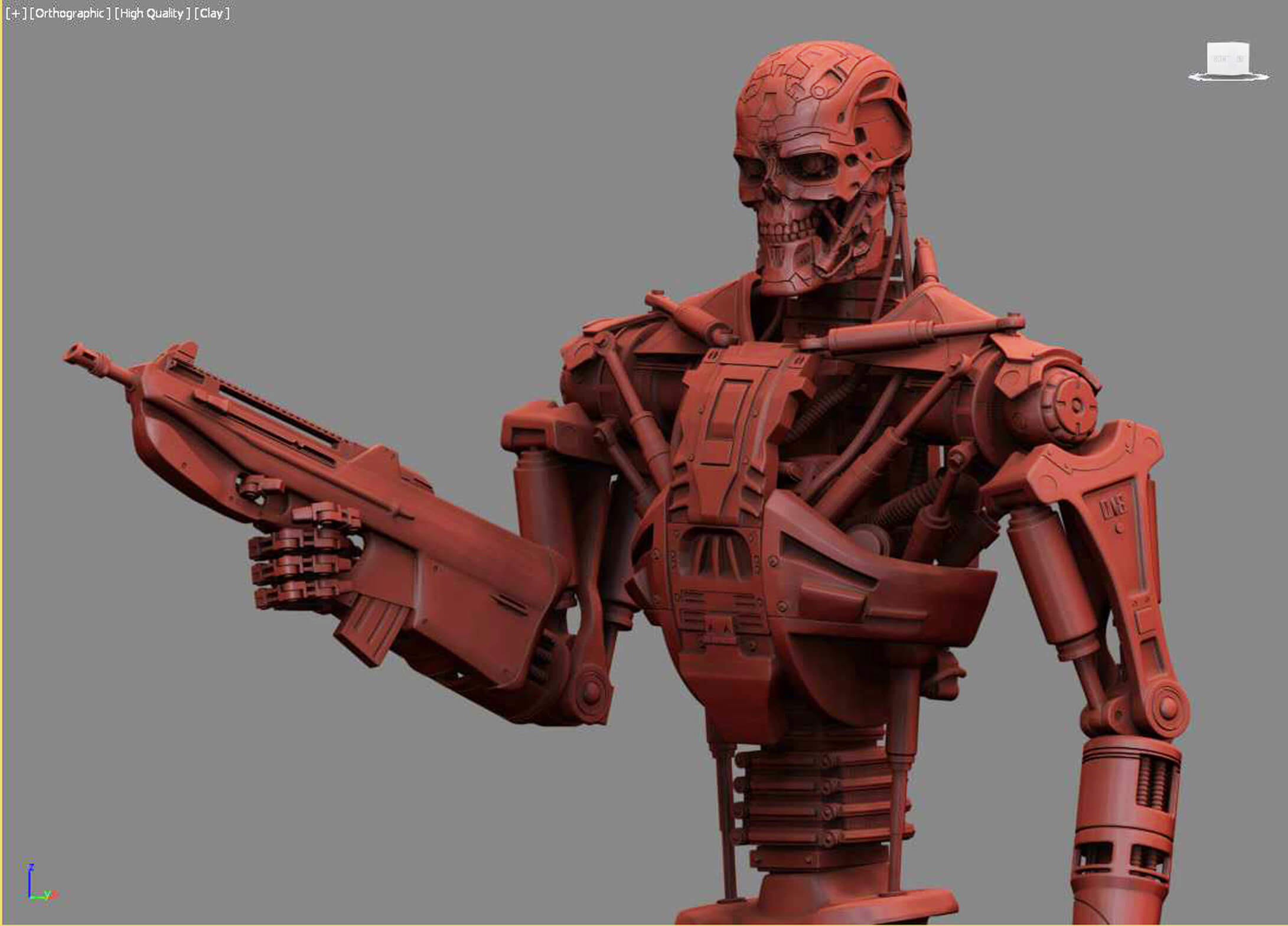 T-600 Terminator Salvation 3D Model by SKYNET-2029