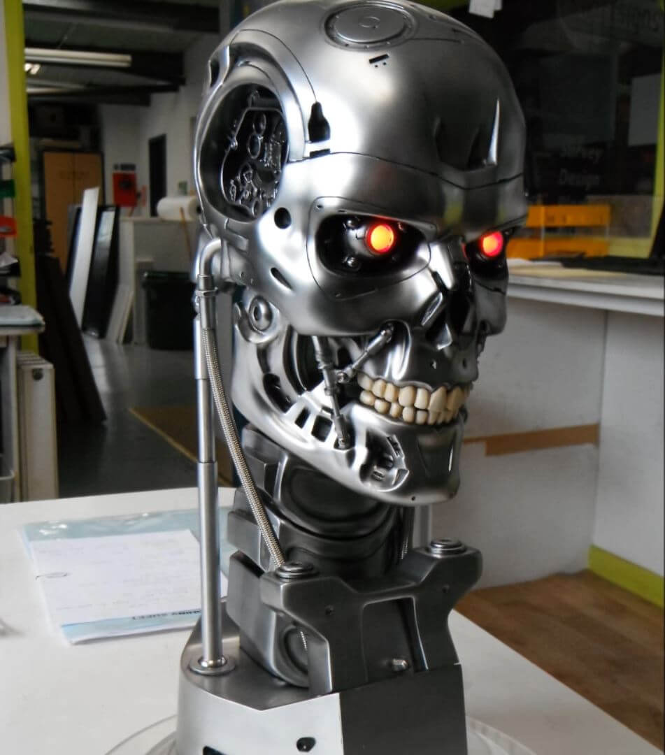 T-800 Skull Terminator 2 Judgment Day V2 Replica 3D Model by SKYNET-2029