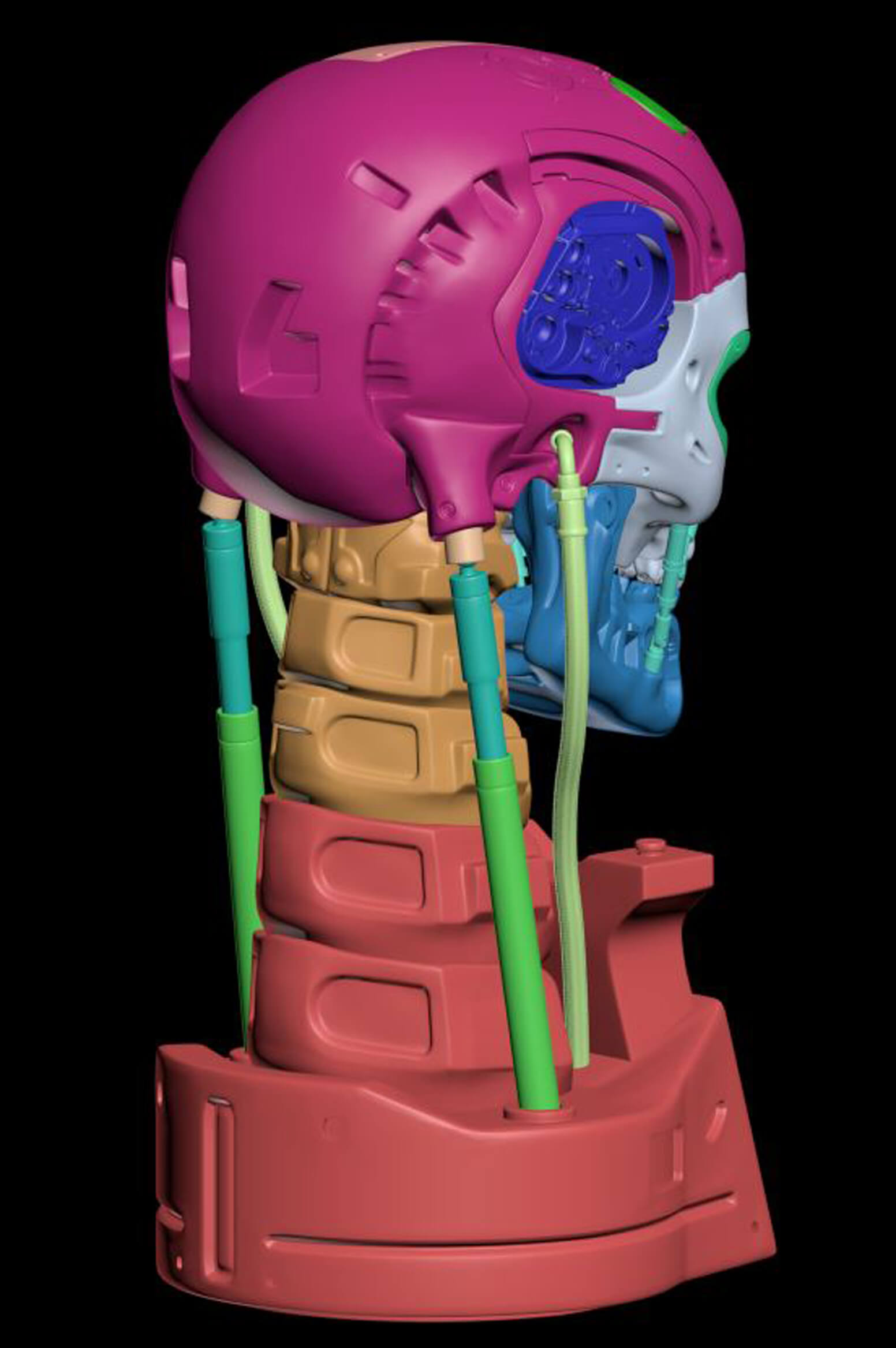 T-800 Skull Terminator 2 Judgment Day 3D Model by SKYNET-2029