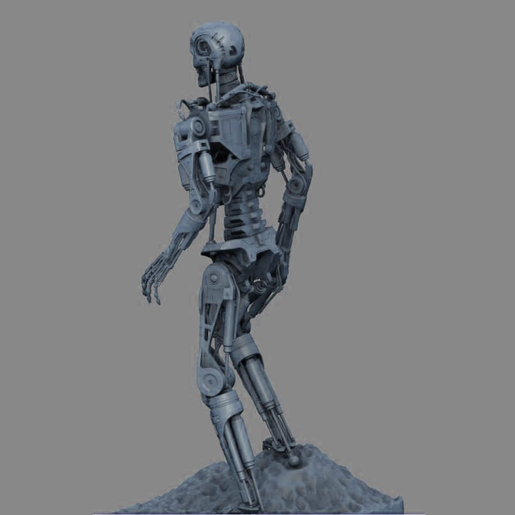 T-800 T2 Terminator 3D Model by SKYNET-2029