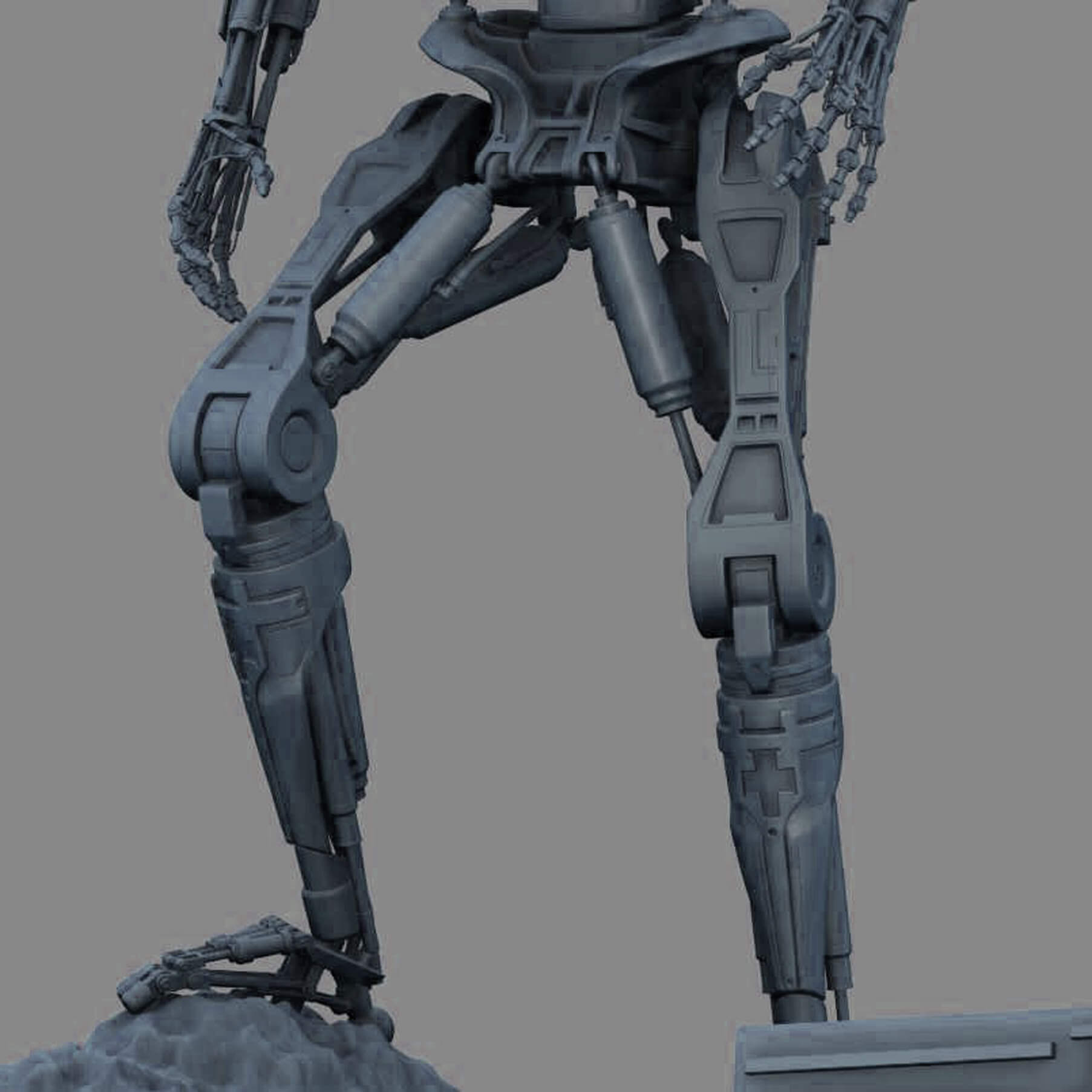 T-800 T2 Terminator 3D Model by SKYNET-2029