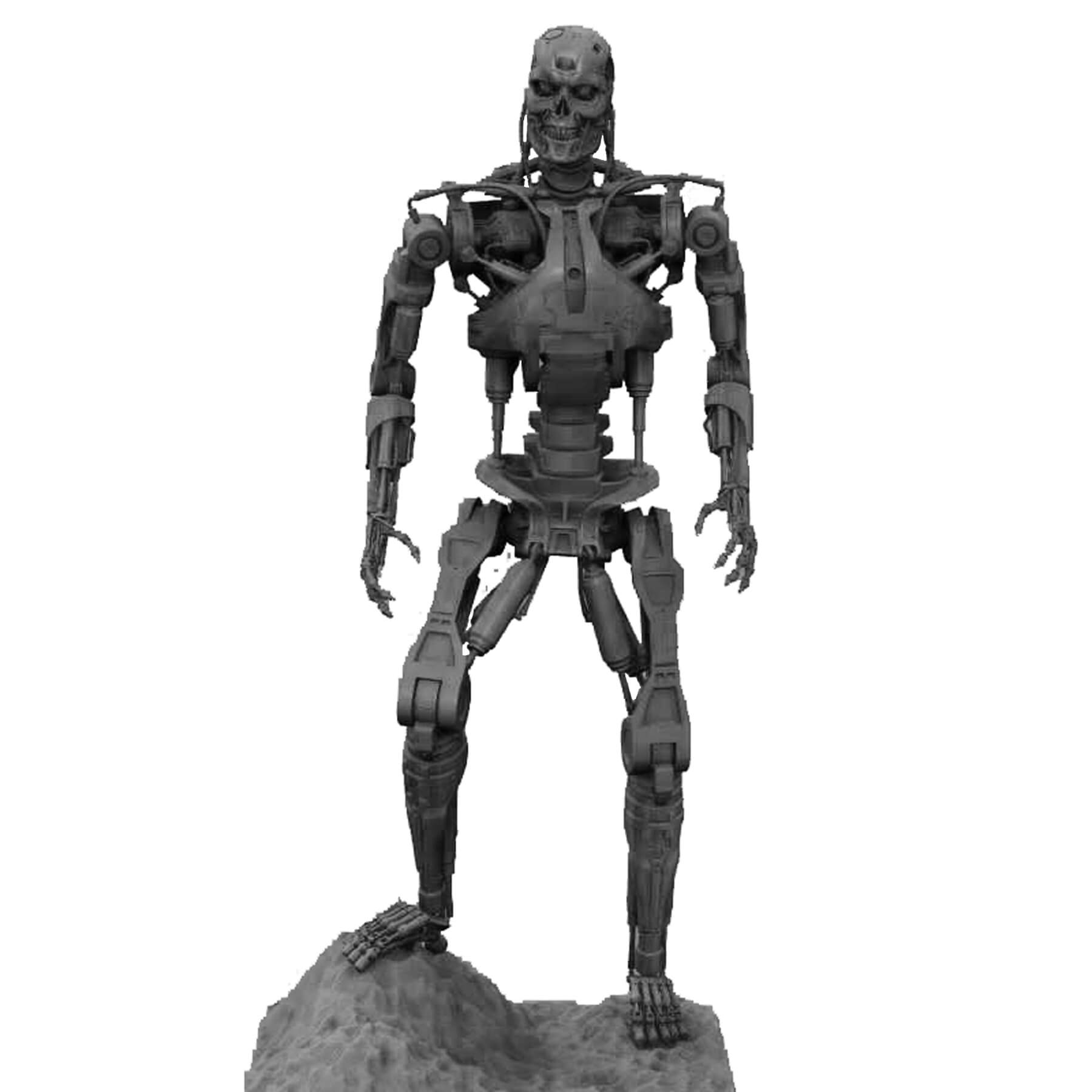 T-800 T2 Terminator 3D Model by SKYNET-2029