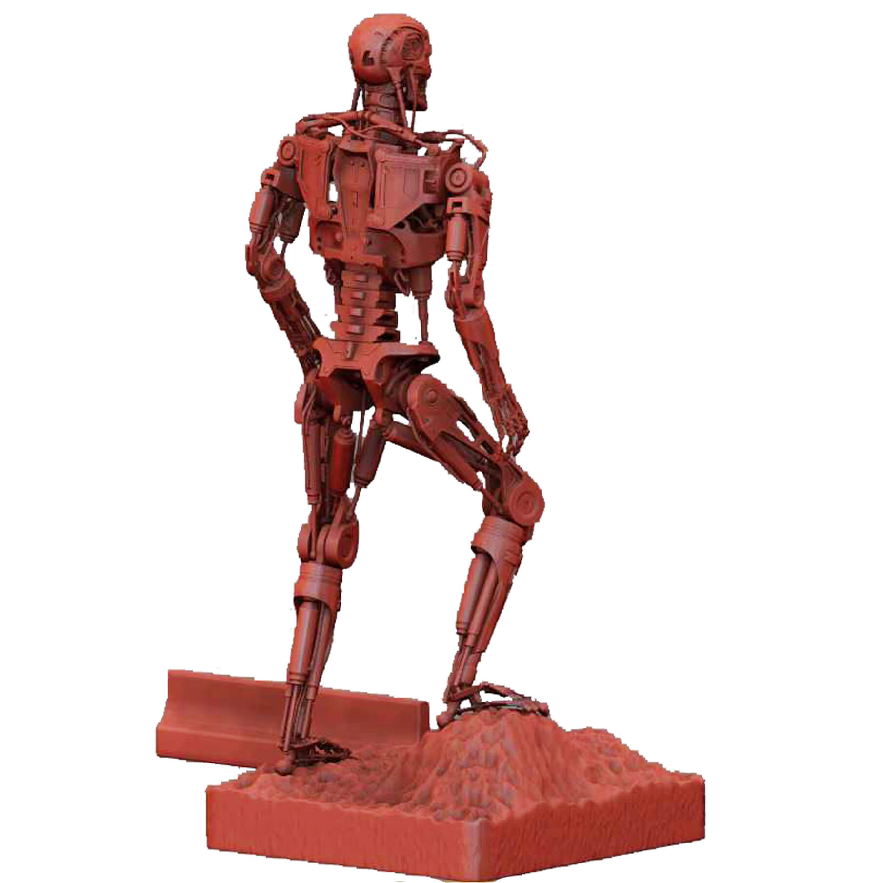 T-800 T2 Terminator 3D Model by SKYNET-2029