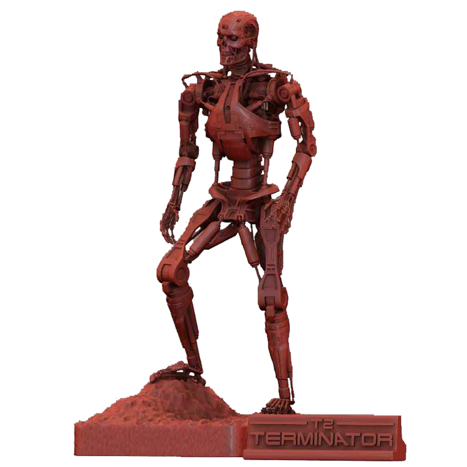 T-800 T2 Terminator 3D Model by SKYNET-2029