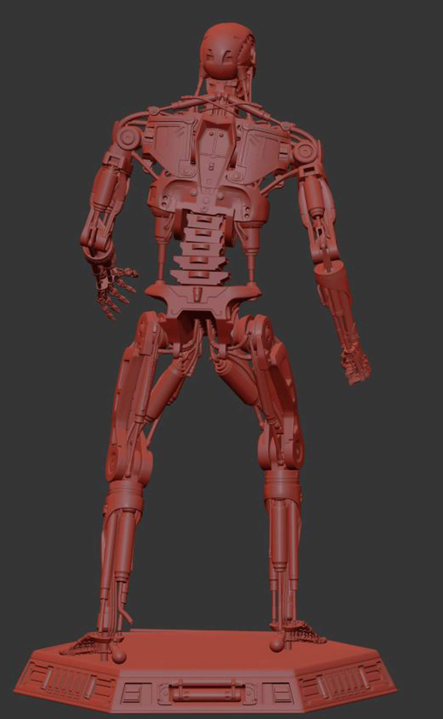 T-800 The Terminator High Detal 3D Model by SKYNET-2029