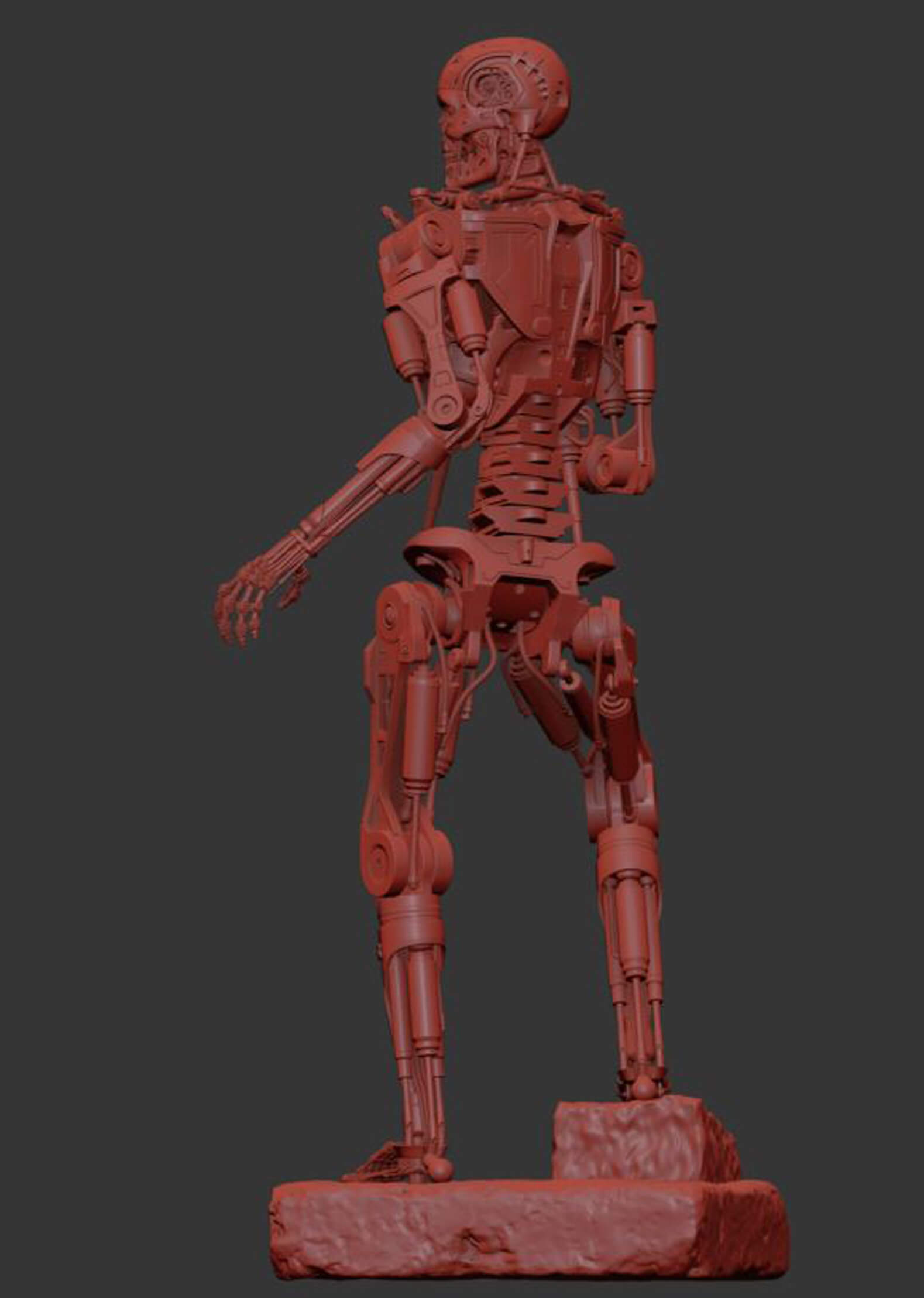 T-800 Terminator 2 Judgment Day V3 3D Model by SKYNET-2029