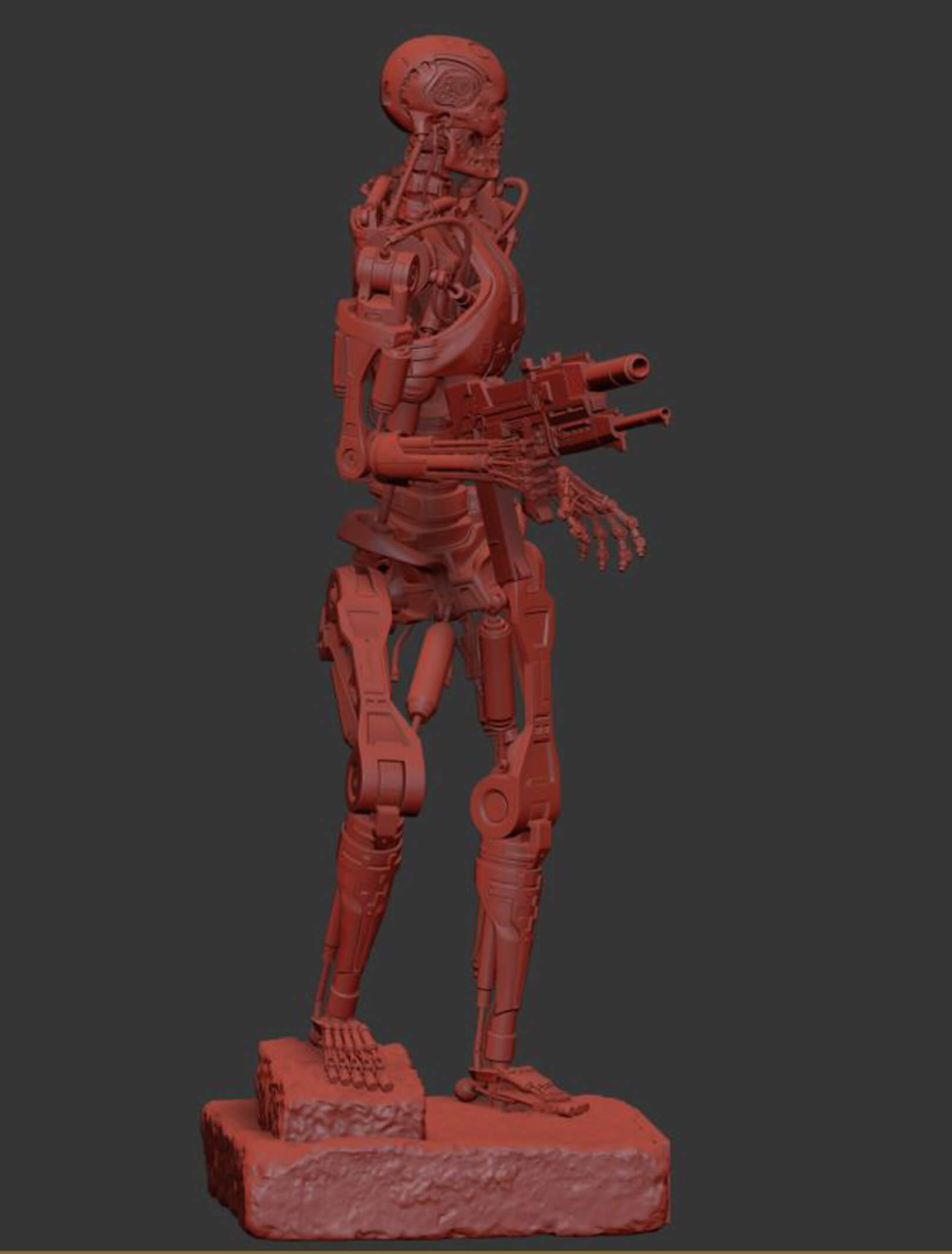 T-800 Terminator 2 Judgment Day V3 3D Print Model by SKYNET-2029