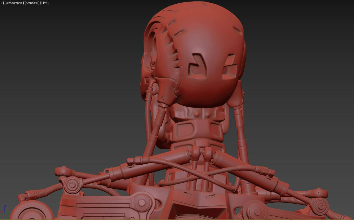 T-800 Terminator 2 Judgment Day 3D Model by SKYNET-2029