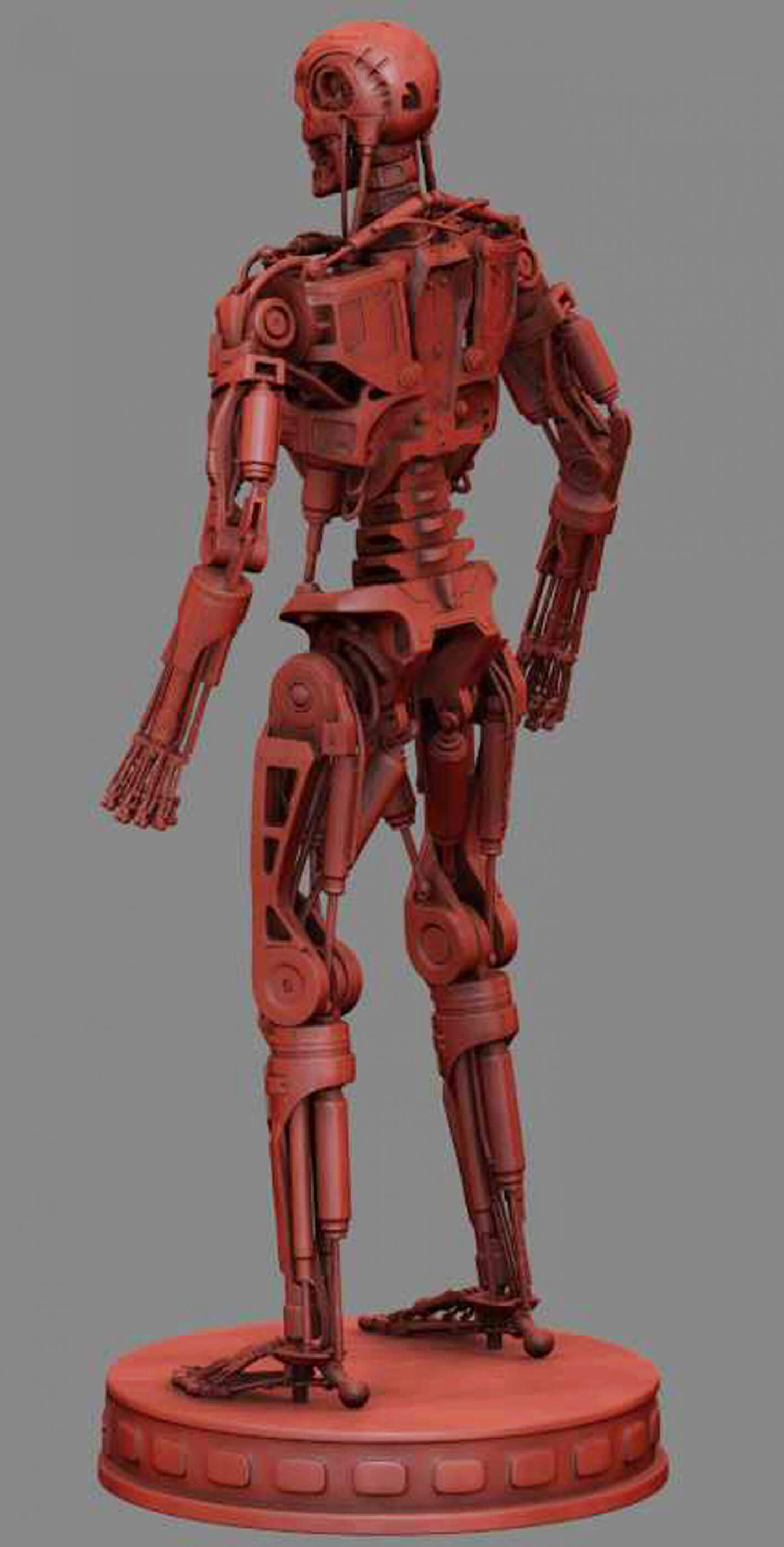 T-800 Terminator High Detal 3D Model by SKYNET-2029