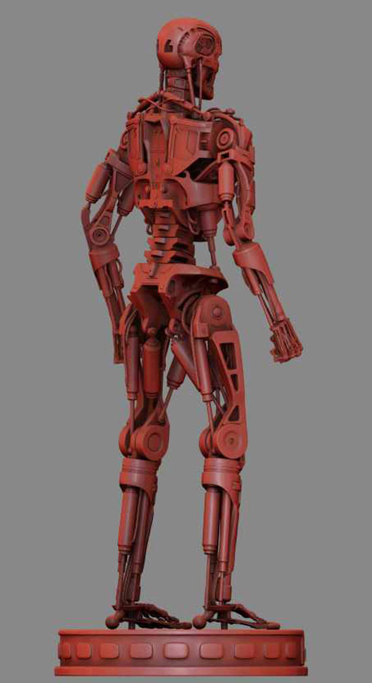 T-800 Terminator High Detal 3D Model by SKYNET-2029
