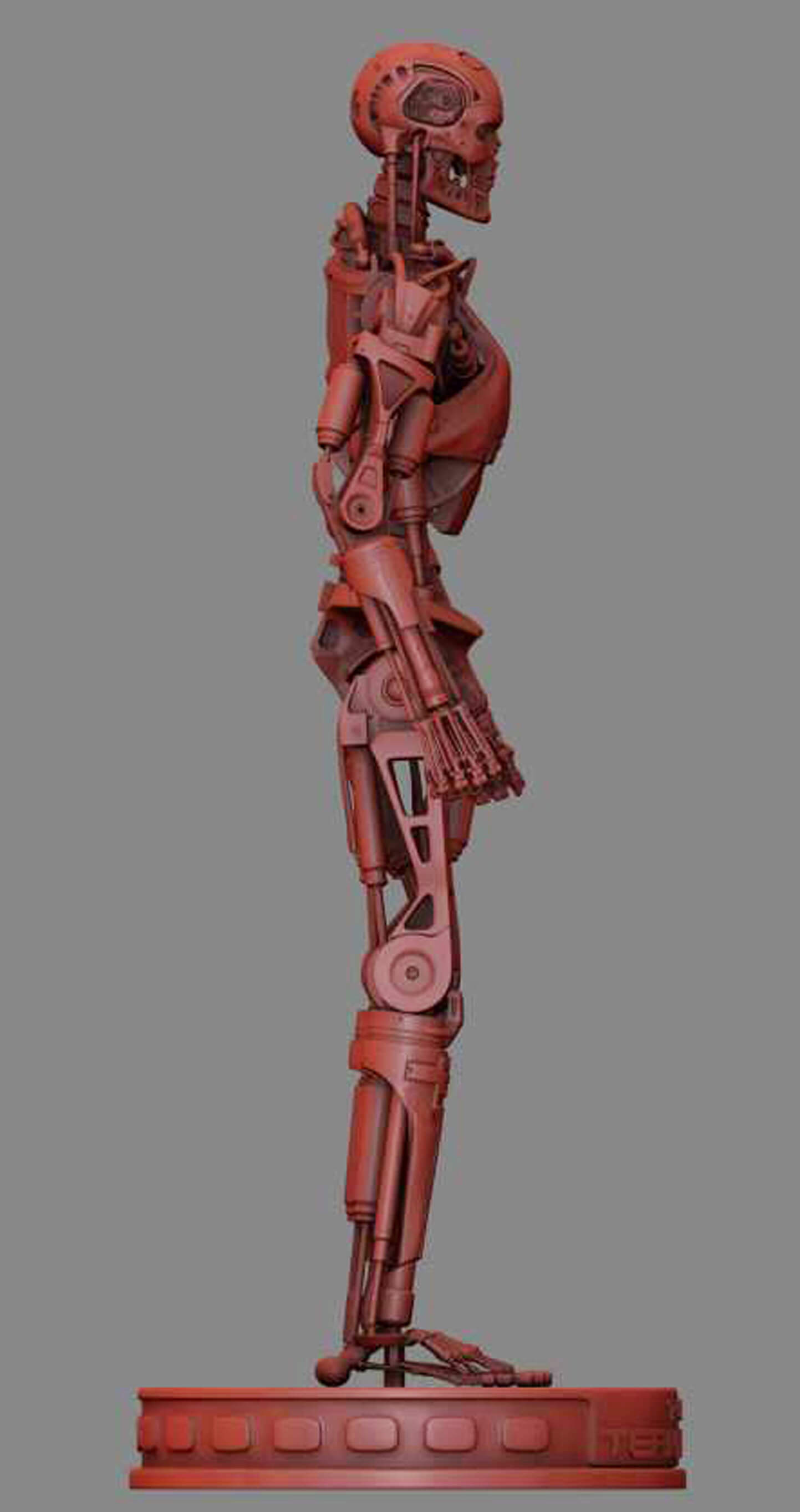 T-800 Terminator High Detal 3D Print Model by SKYNET-2029
