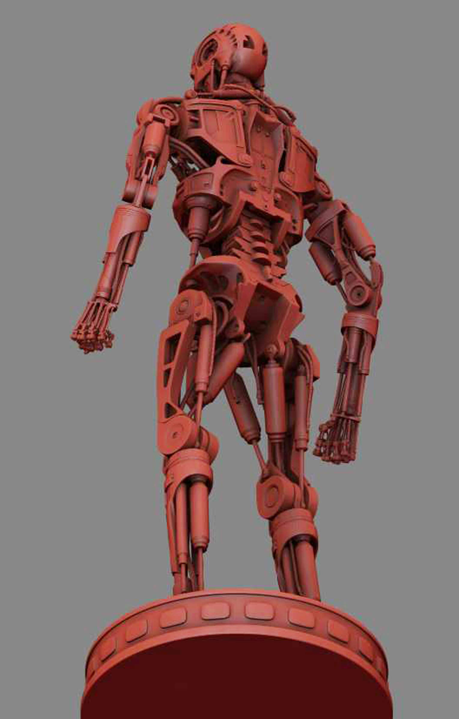 T-800 Terminator High Detal 3D Model by SKYNET-2029