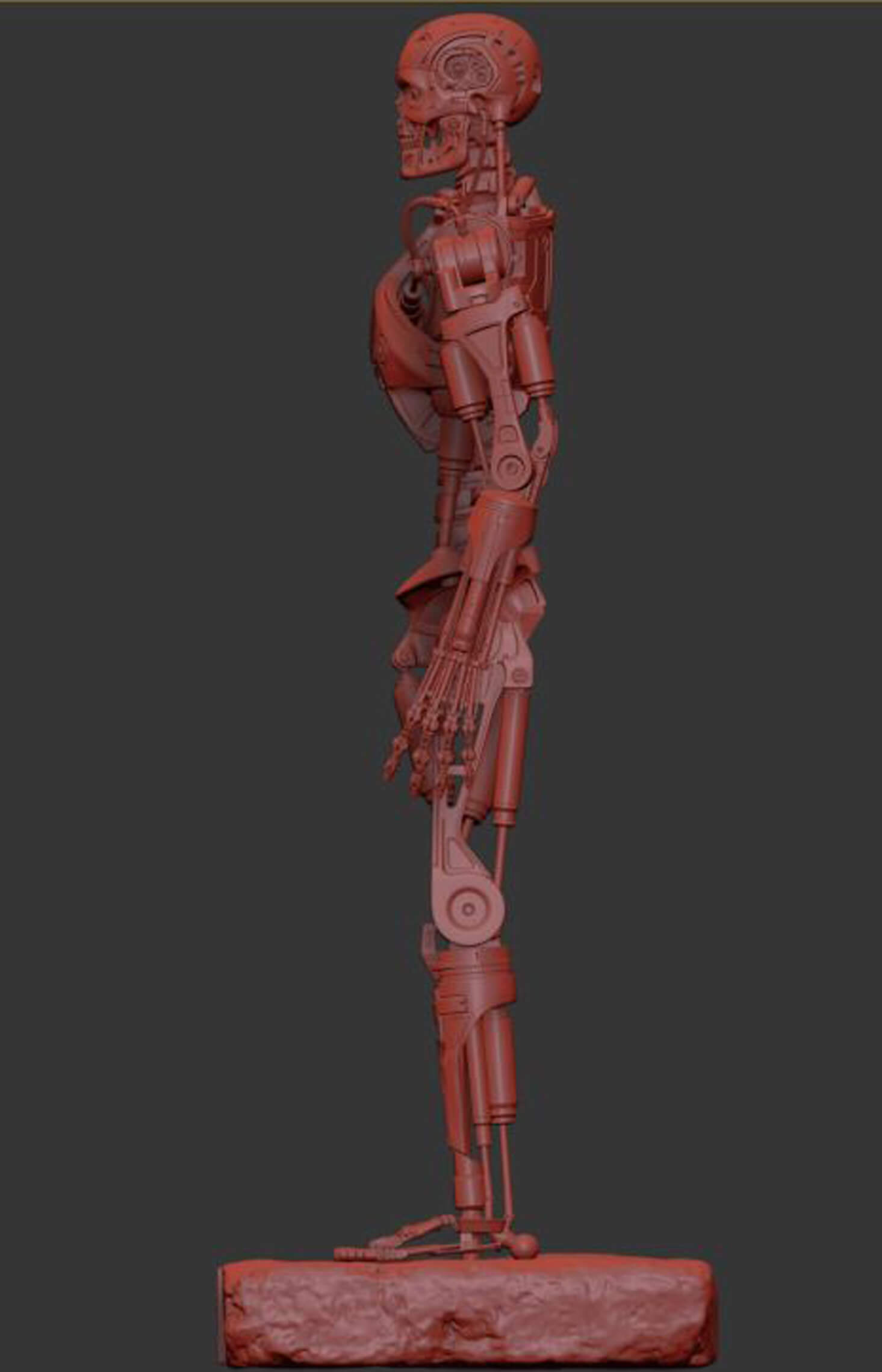T-800 Terminator V2 3D Model by SKYNET-2029