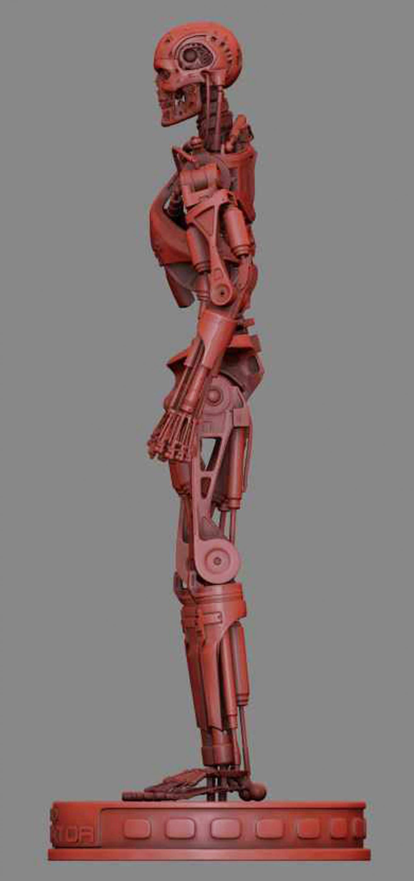 T-800 Terminator 3D Model by SKYNET-2029