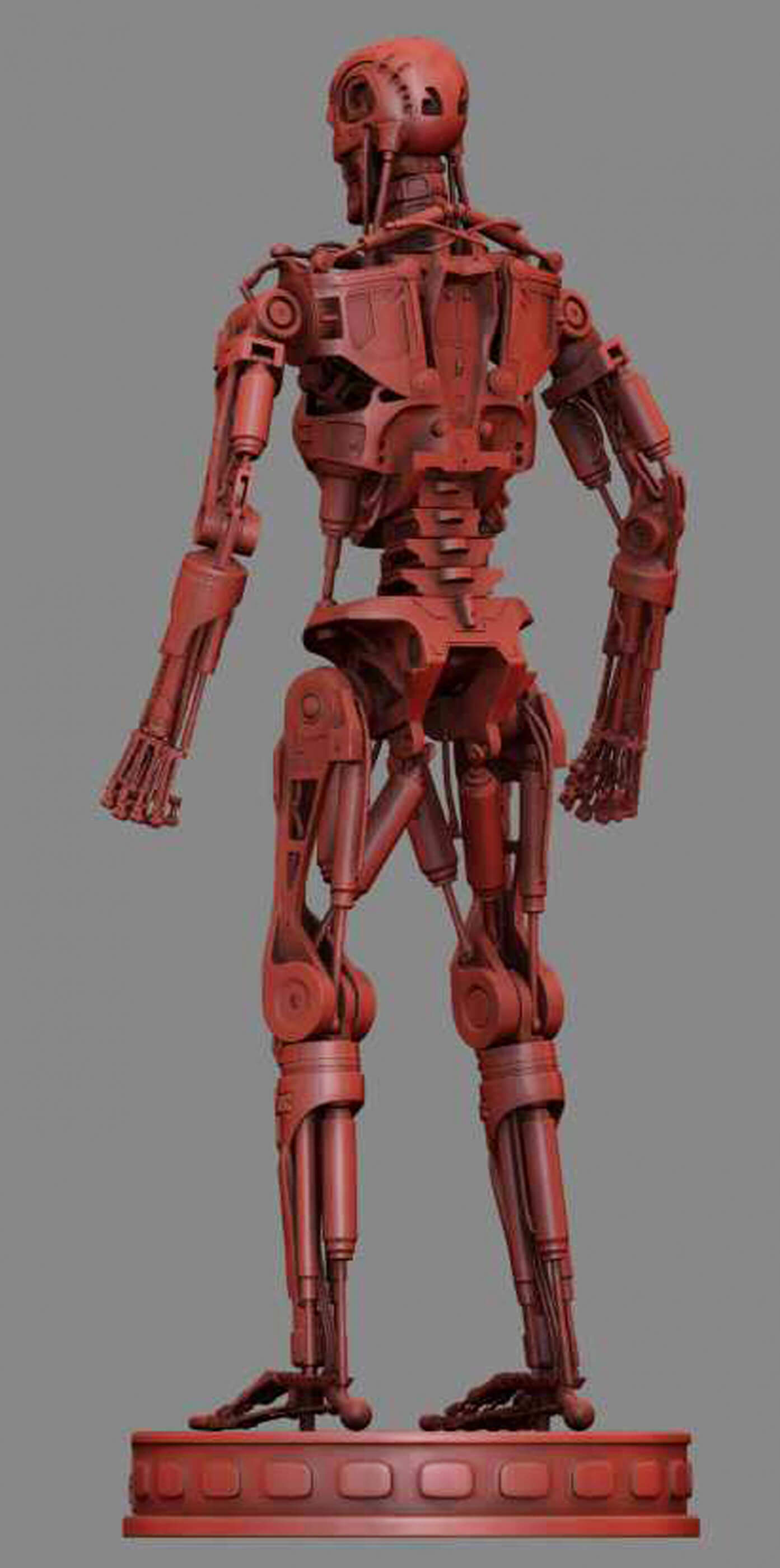 T-800 Terminator 3D Model by SKYNET-2029