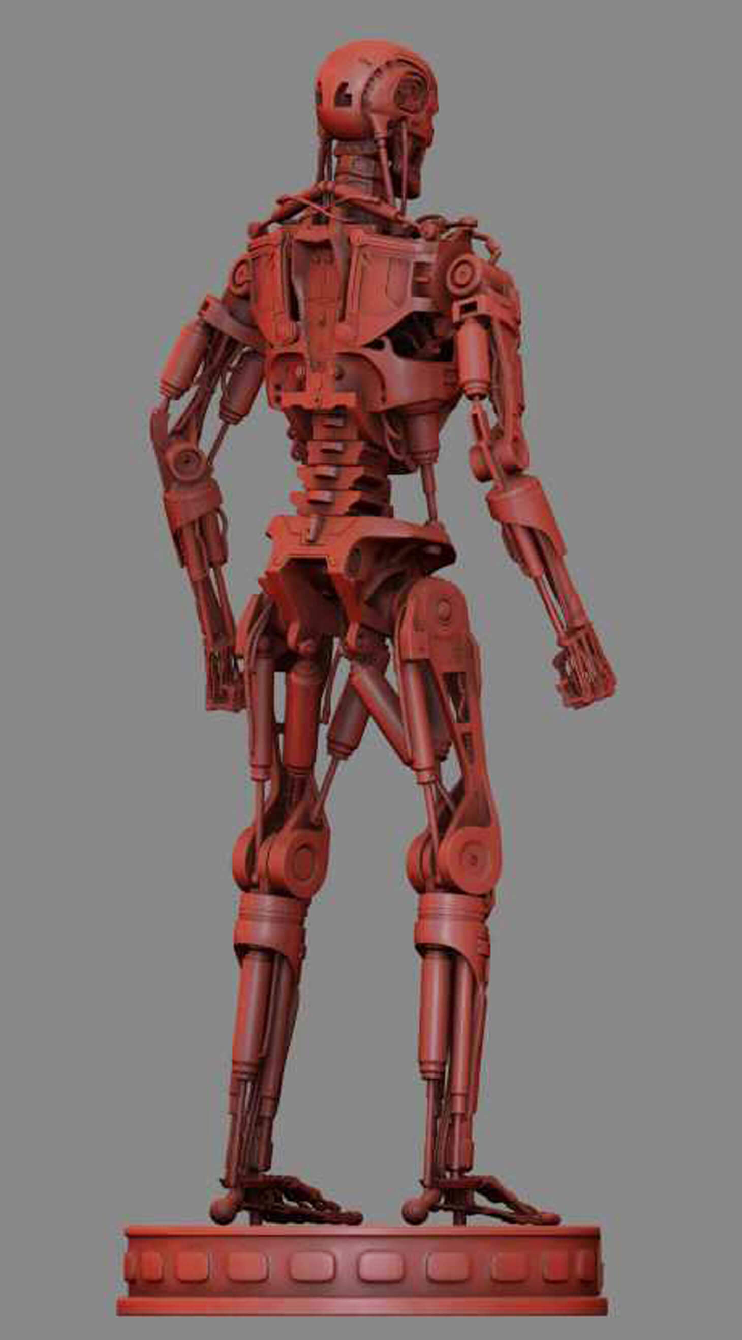 T-800 Terminator 3D Model by SKYNET-2029