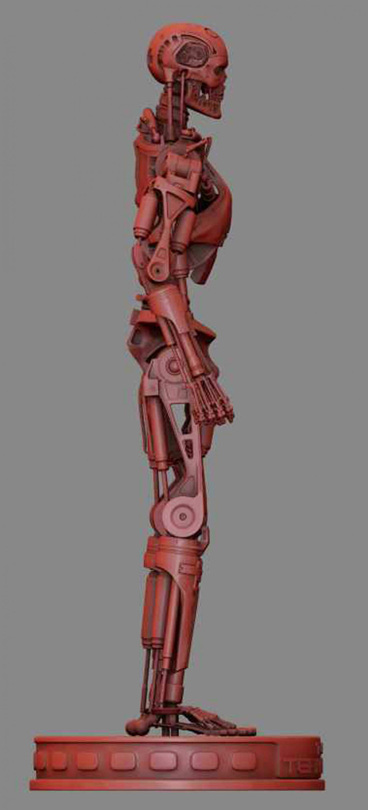 T-800 Terminator 3D Model by SKYNET-2029