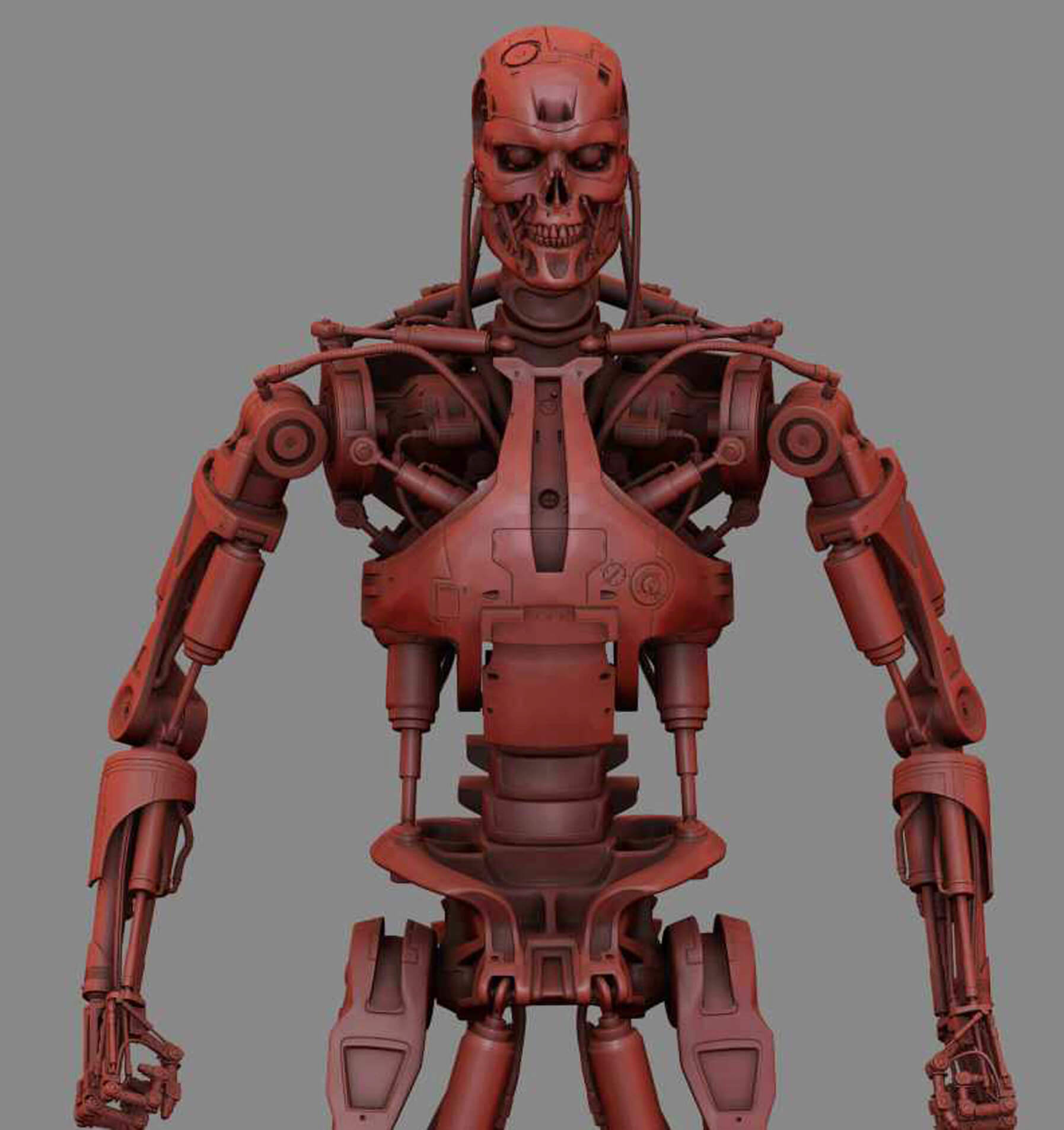 T-800 Terminator 3D Model by SKYNET-2029