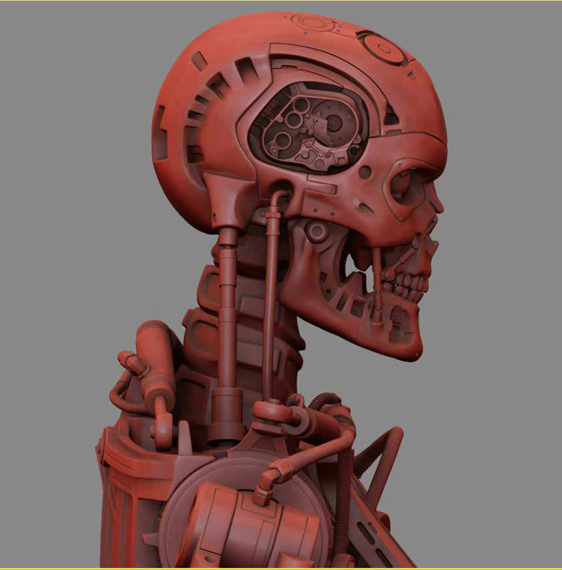 T-800 Terminator 3D Model by SKYNET-2029