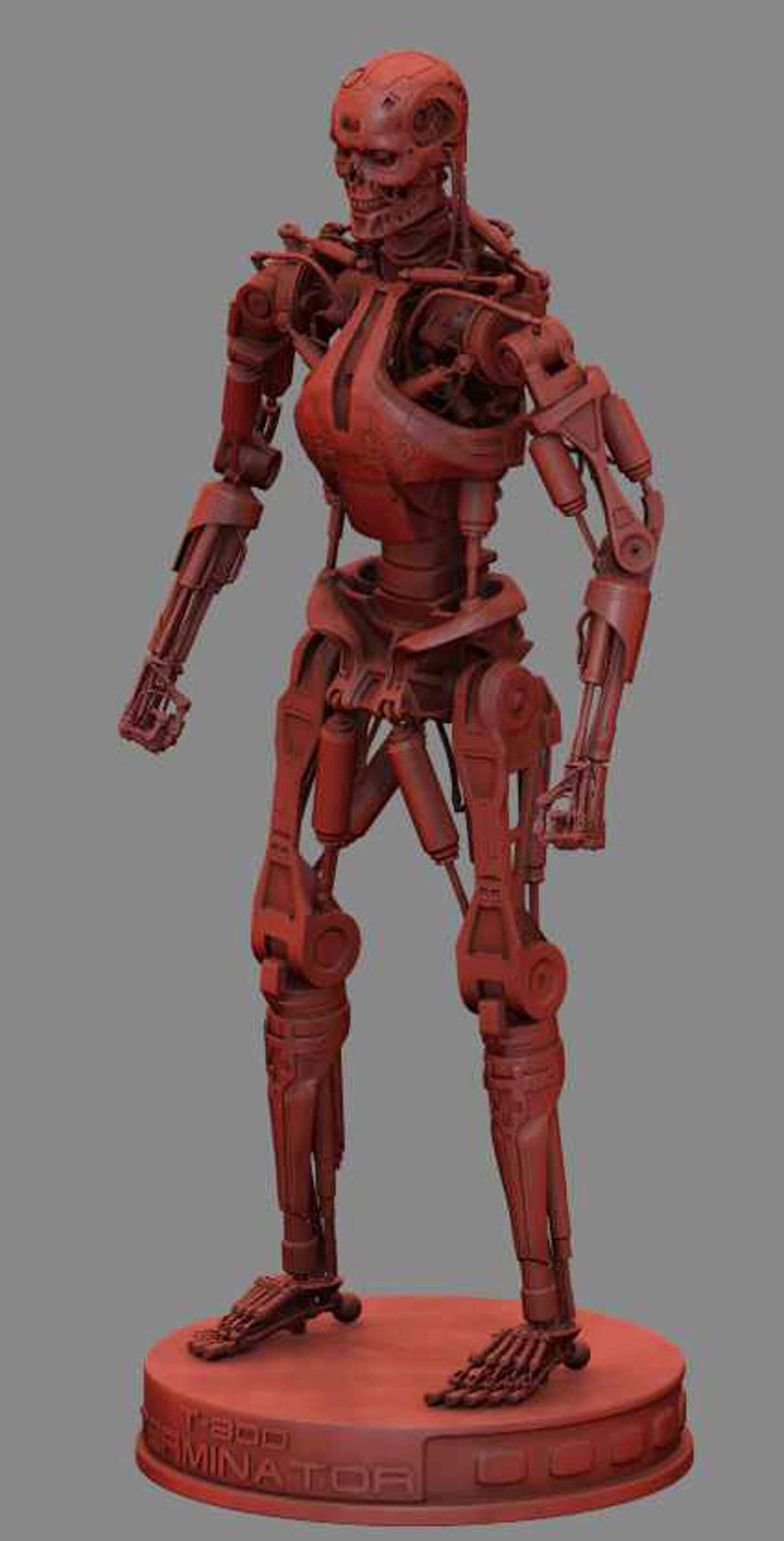 T-800 Terminator 3D Model by SKYNET-2029